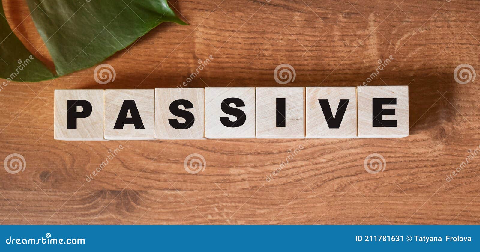 Closeup of Word on Wooden Cube on Wooden Desk Background Concept Stock ...