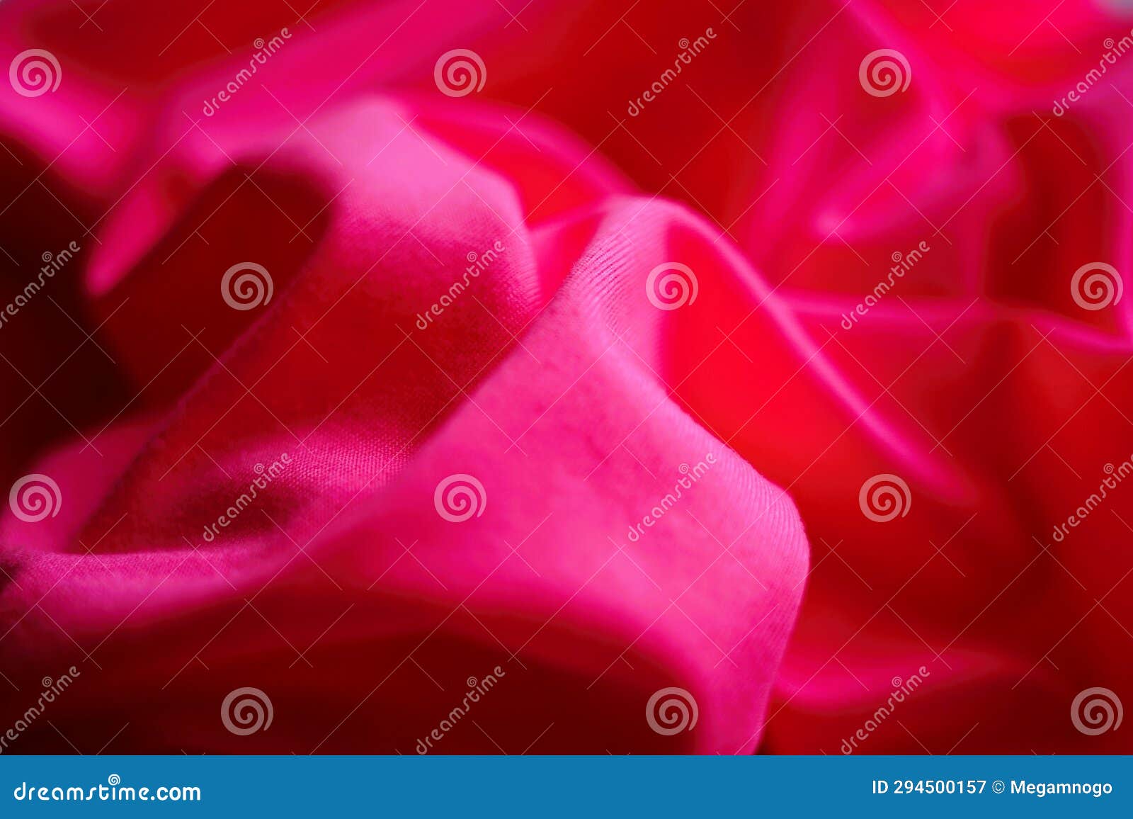 Wrinkled Pink Fabric Texture Background Closeup Stock Photography ...