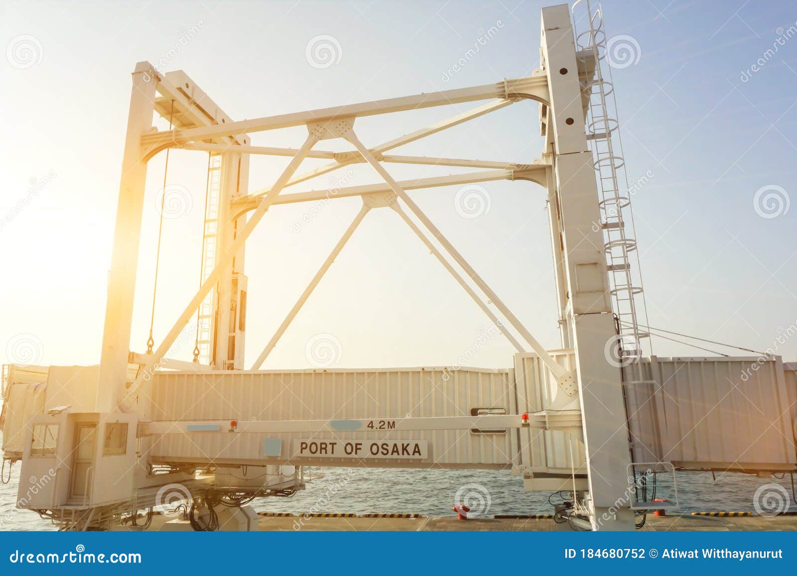 Yacht Passenger Gangway Telescopic Boarding Bridge Stock Photo - Image ... Yacht Passenger Gangway Telescopic Boarding Bridge Stock Photo - Image ...