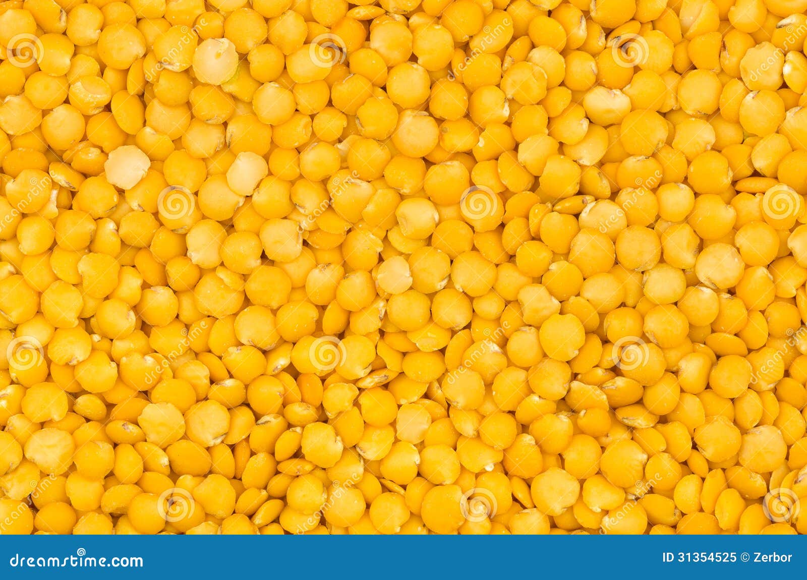 Closeup Yellow Lentils Texture Stock Image - Image of background ...