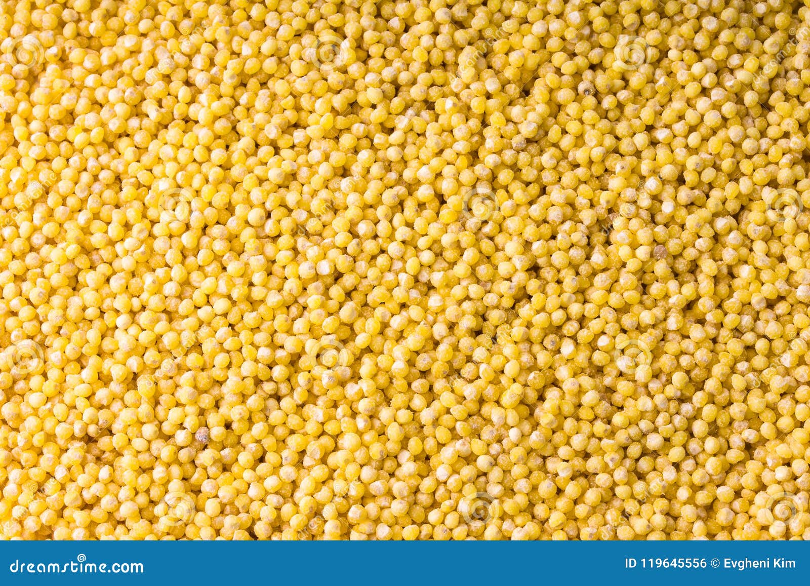 Closeup of Yellow Millet Grains for Background. Stock Photo - Image of ...