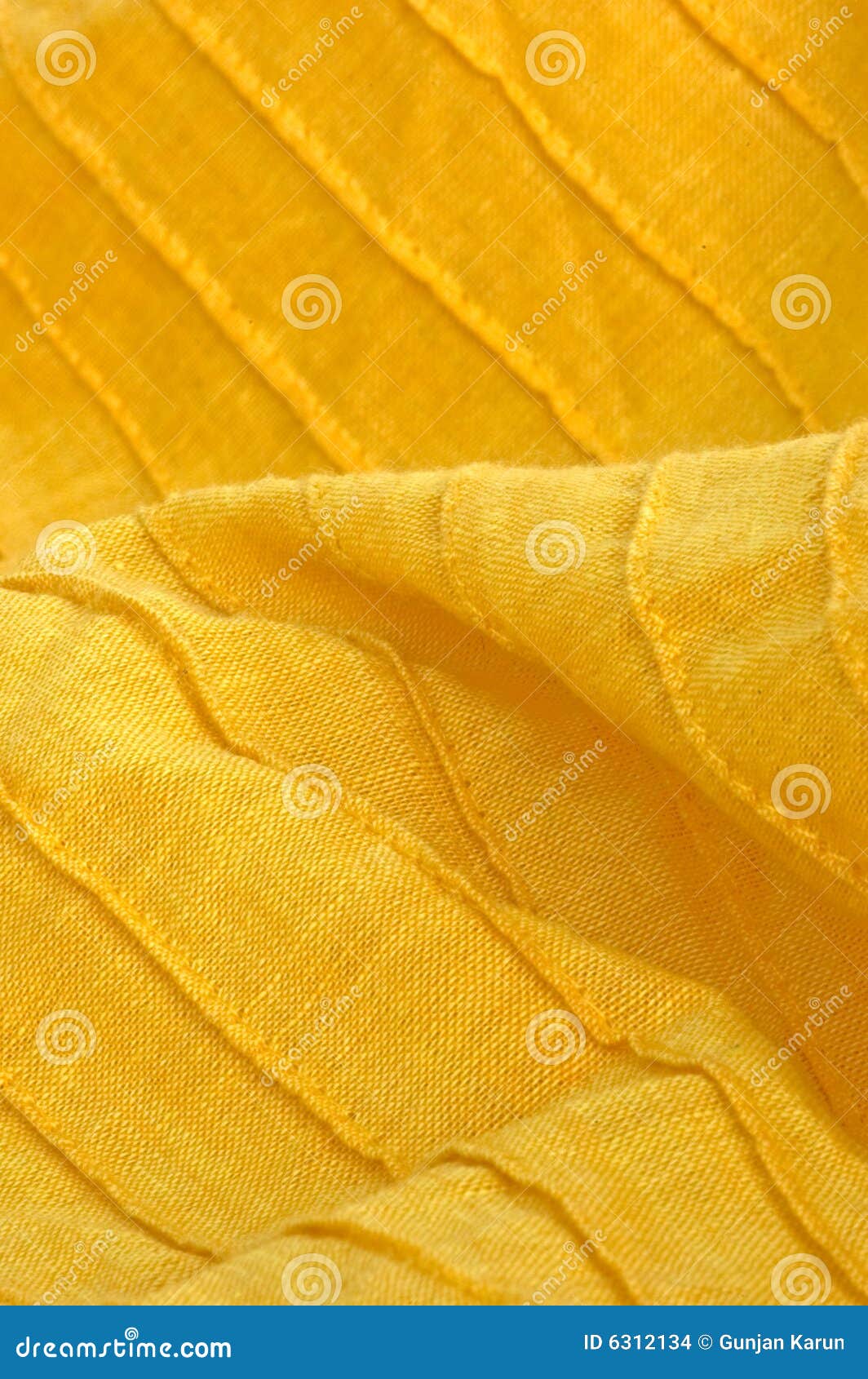 Closeup of Yellow Organic Cotton Stock Photo - Image of background ...