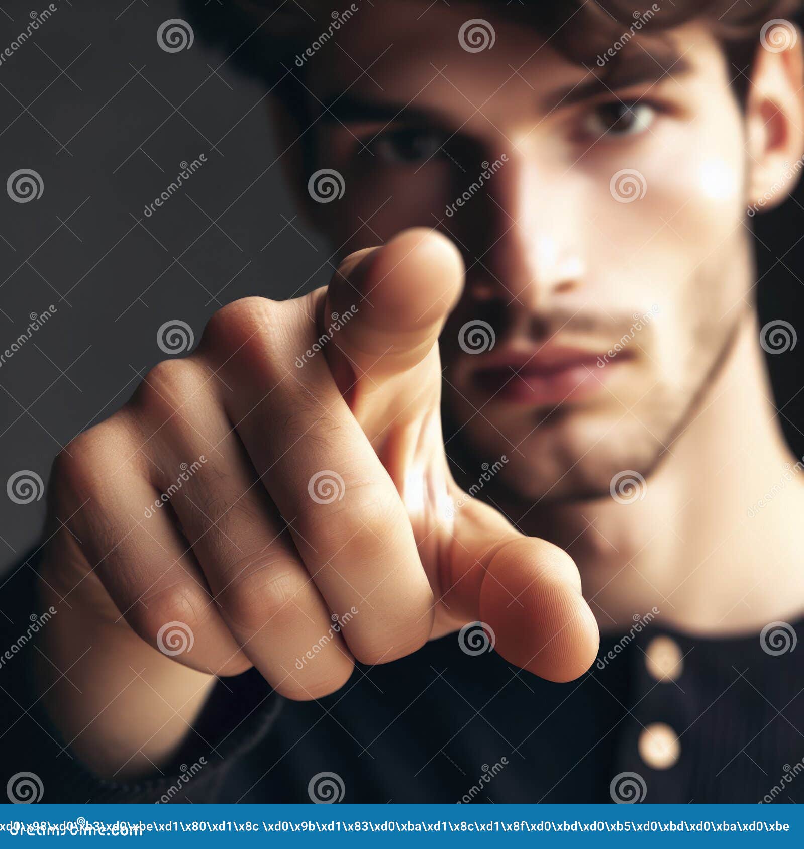 Closeup of Young Man S Index Finger Pointing. Ai Generative Stock ... Closeup of Young Man S Index Finger Pointing. Ai Generative Stock ...