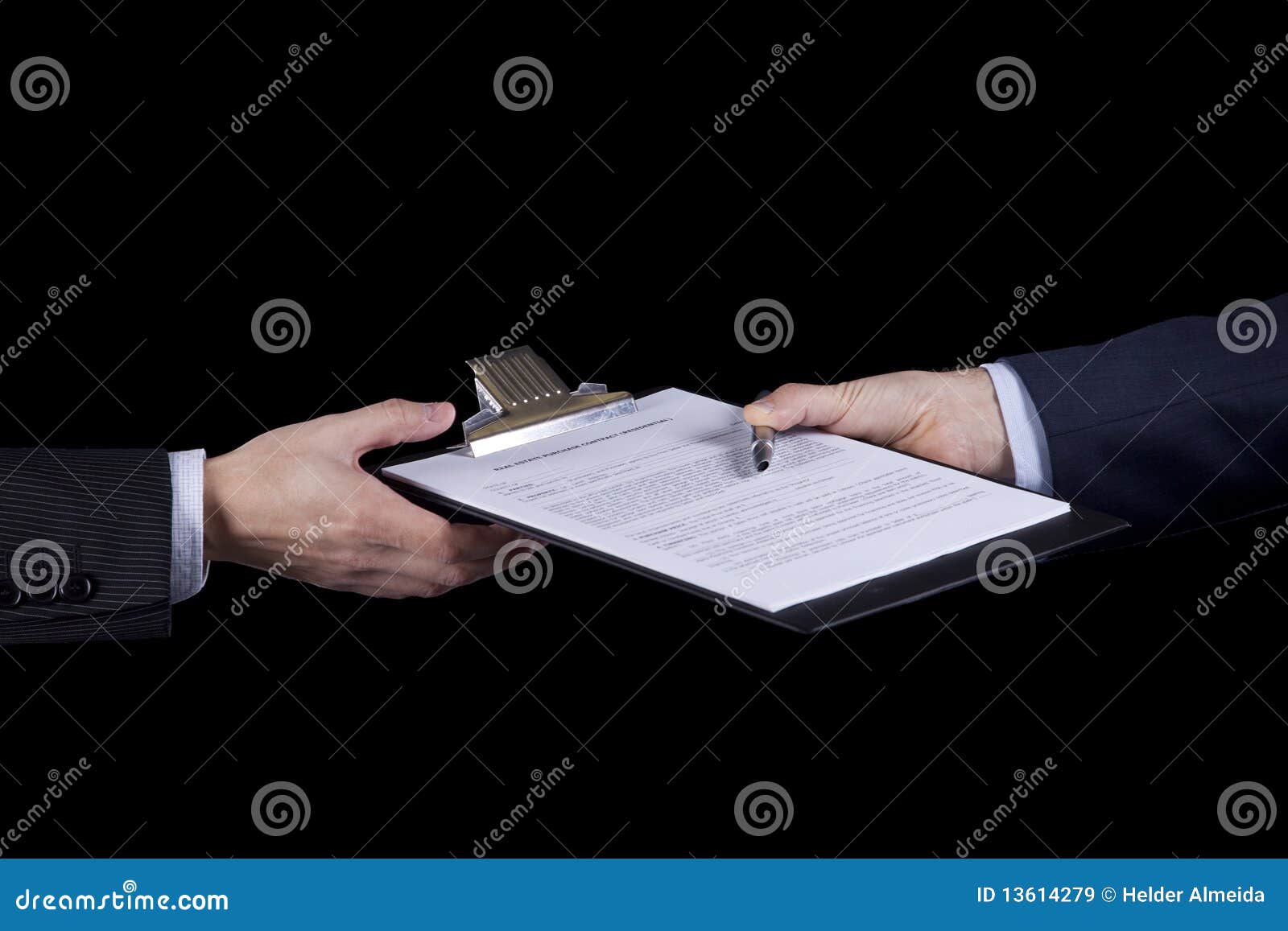 Closing the contract stock image. Image of paper, negotiation - 13614279