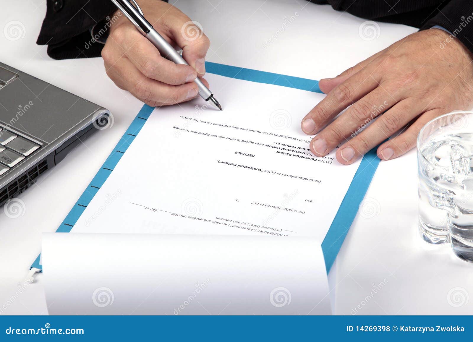 Closing Contract stock photo. Image of contract, document - 14269398