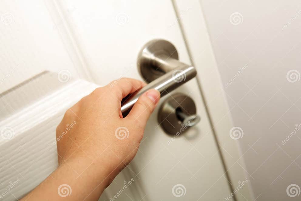 Closing the door stock photo. Image of entering, estate - 6831004