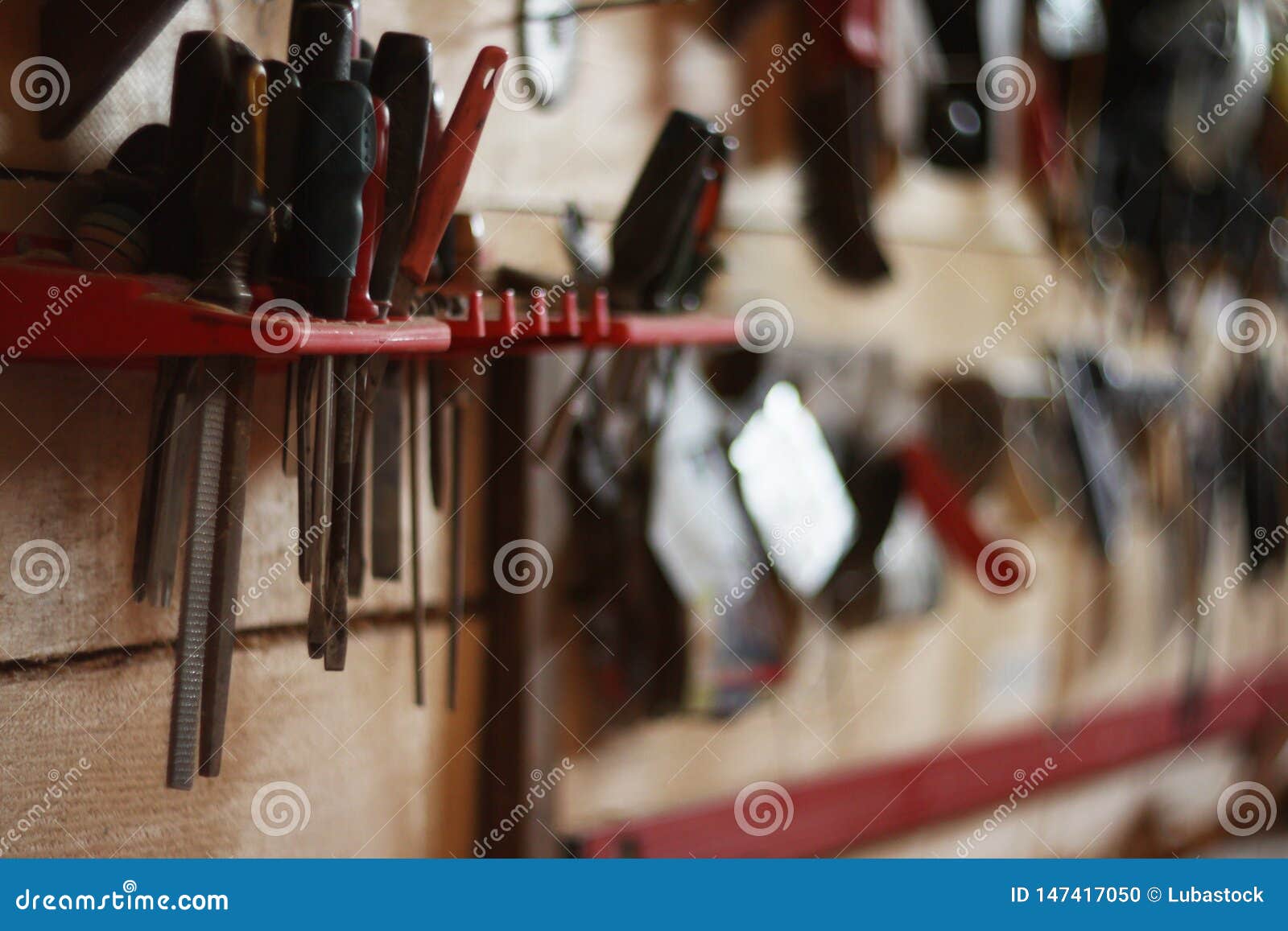 Many tools in workshop stock photo. Image of spanner - 147417050