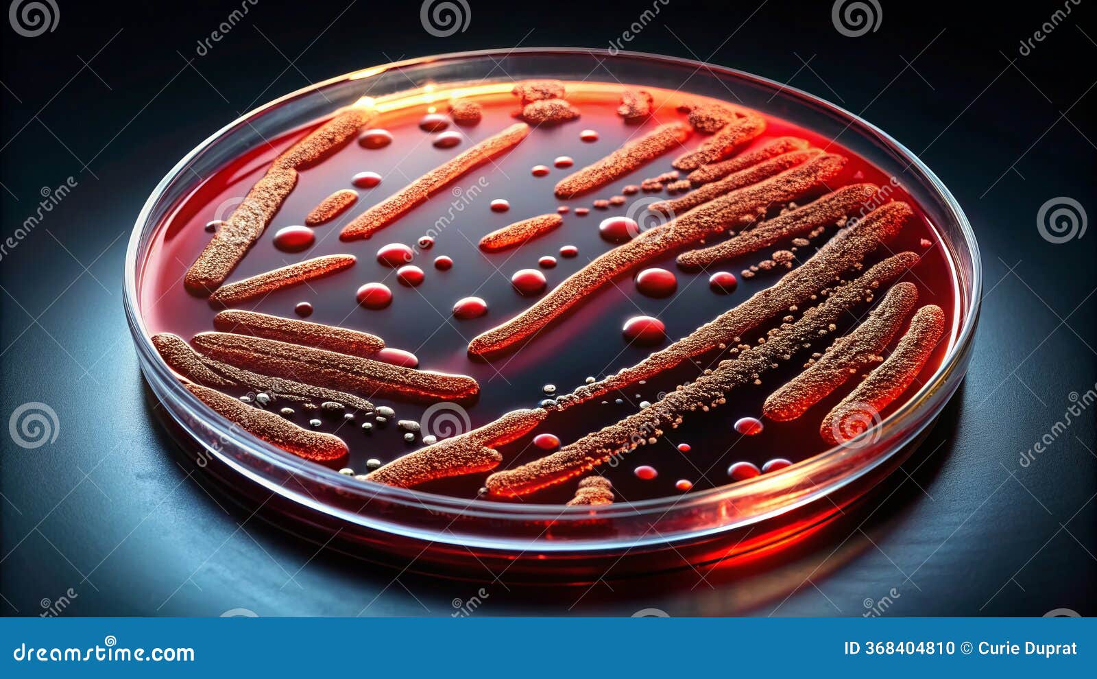 Clostridium Botulinum Bacteria In Petri Dish Transparent Circular ...