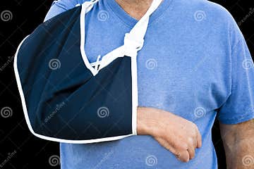 Cloth arm sling stock image. Image of sling, sprain, support - 21729191
