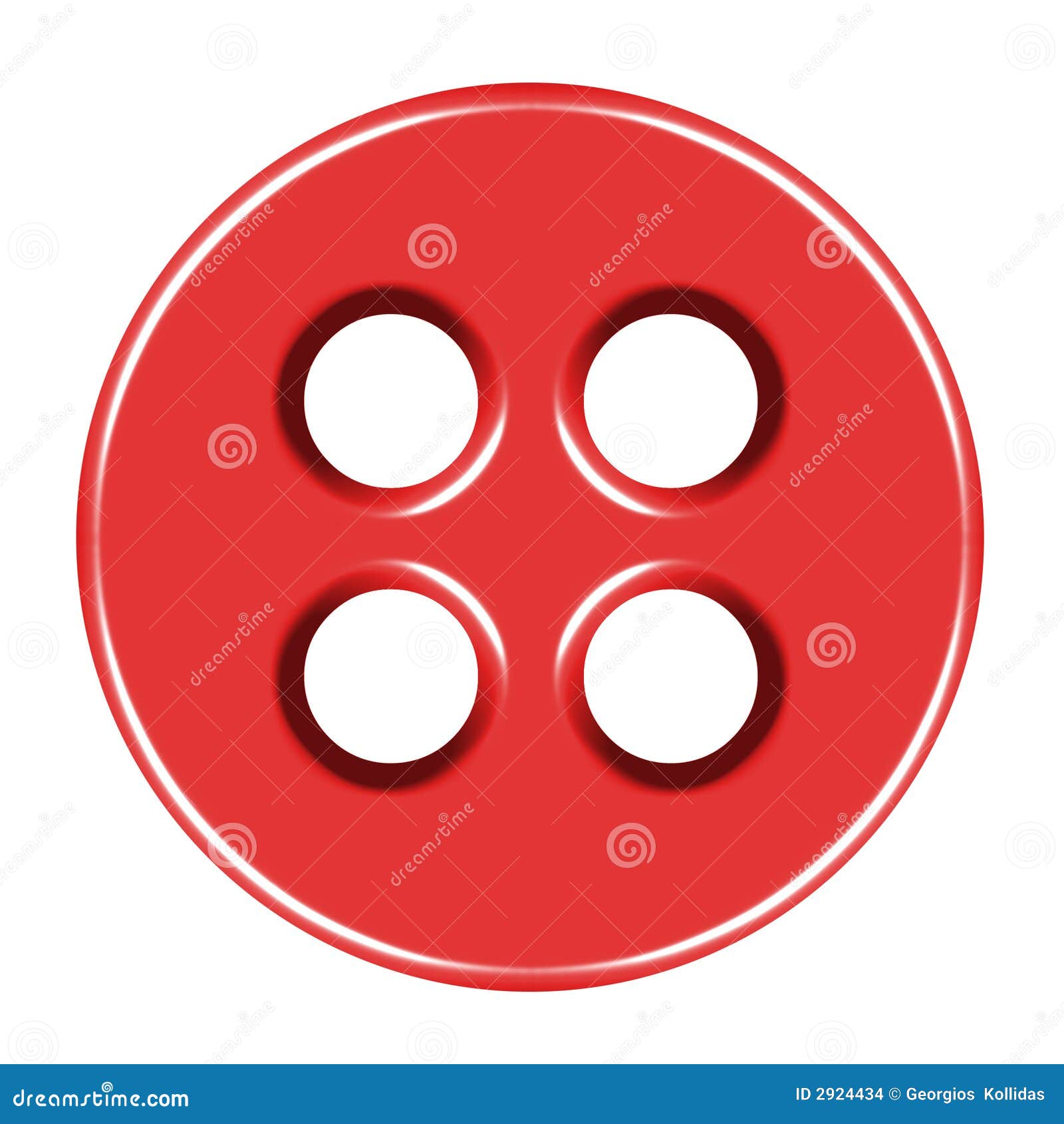 Cloth Button stock illustration. Illustration of shinning - 2924434
