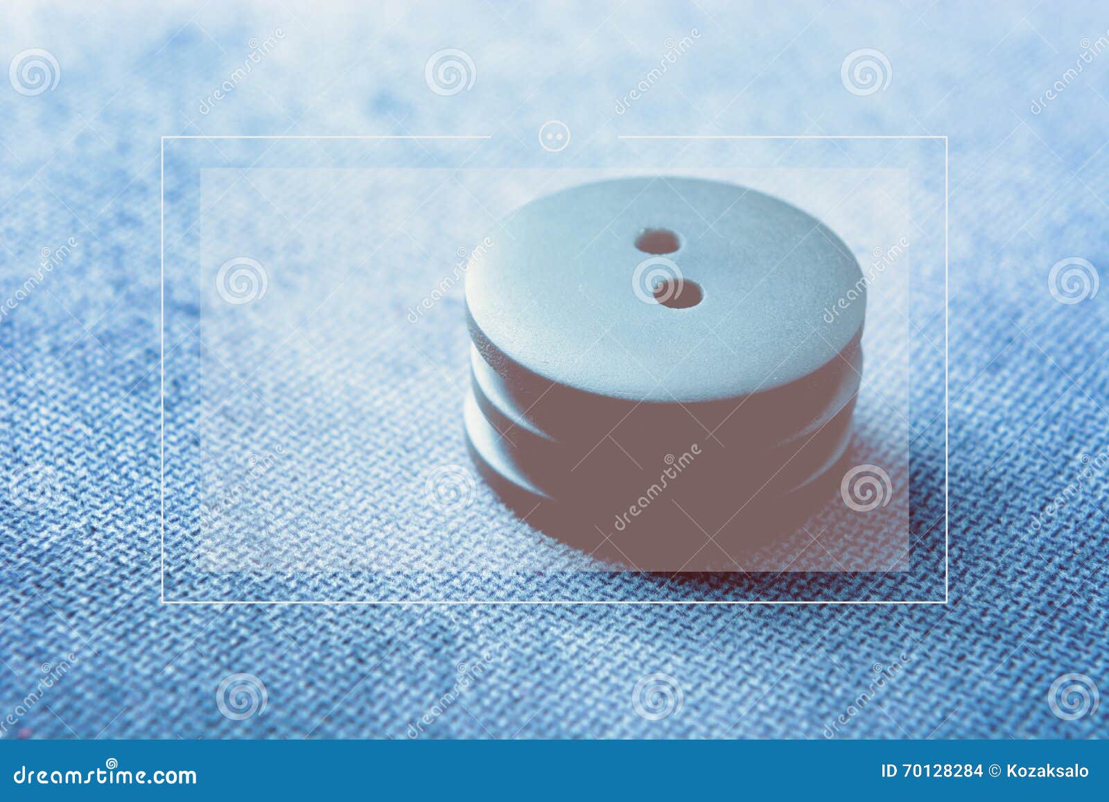 Cloth Buttons Art Background with Logo Stock Photo - Image of cotton ...