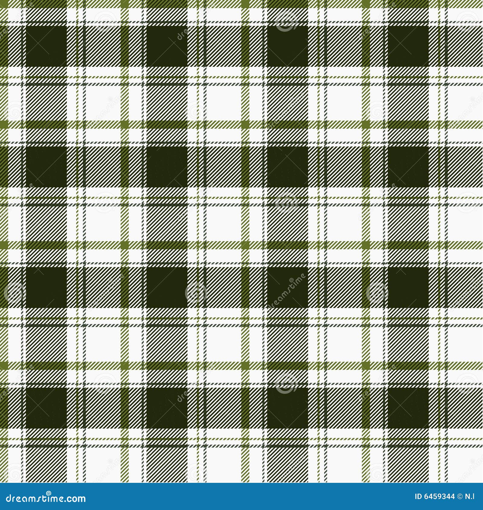 Cloth checks stock vector. Illustration of classic, green - 6459344