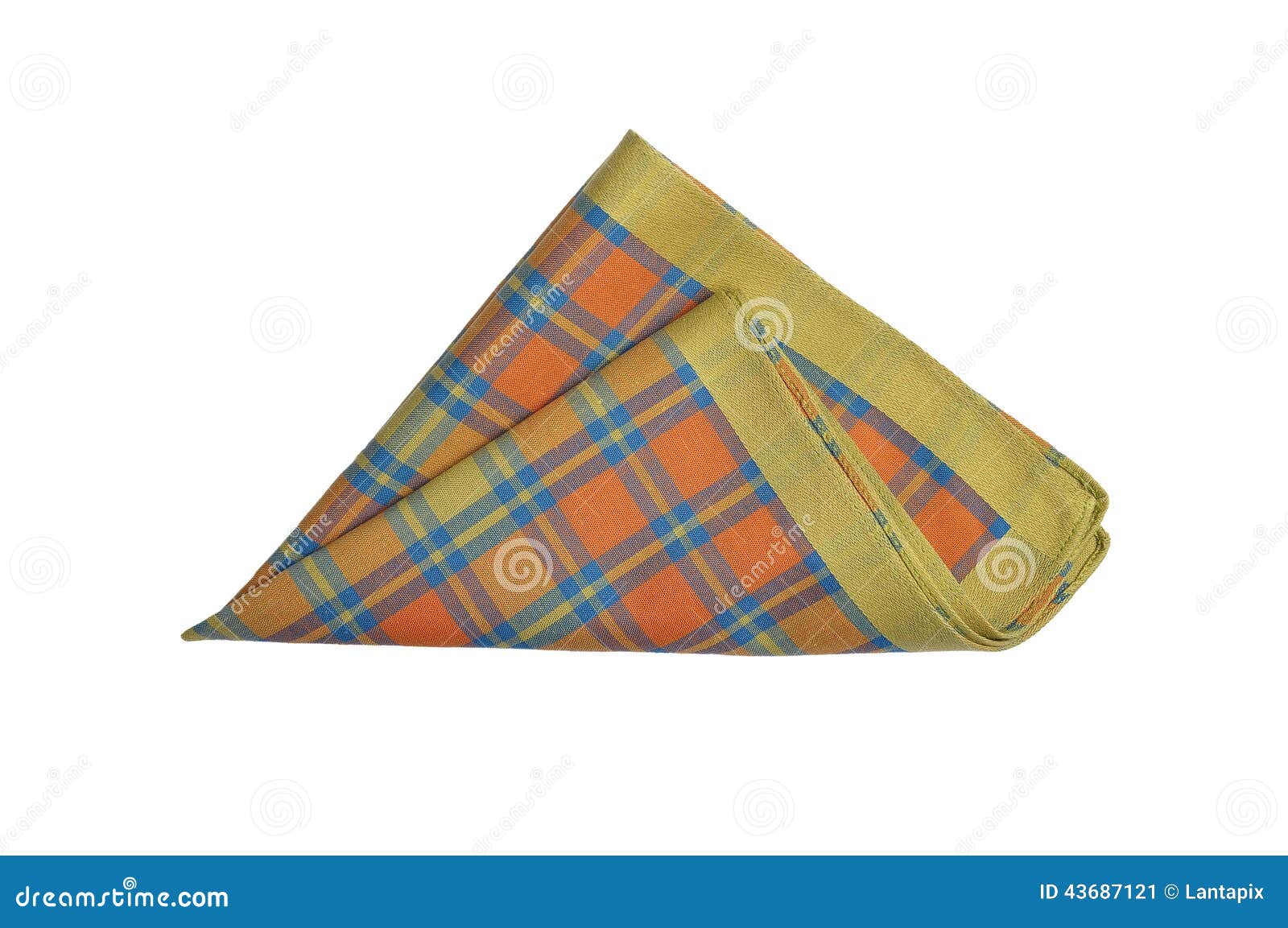 Cloth with checks stock image. Image of nostalgia, folded - 43687121