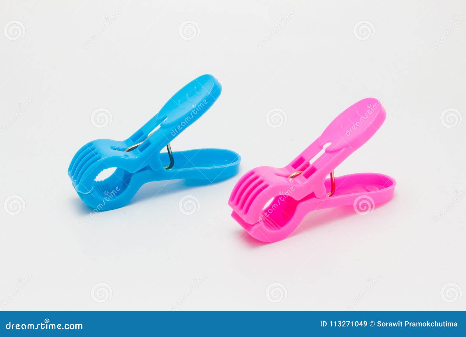 Cloth clamp stock image. Image of clamp, blue, cloth - 113271049