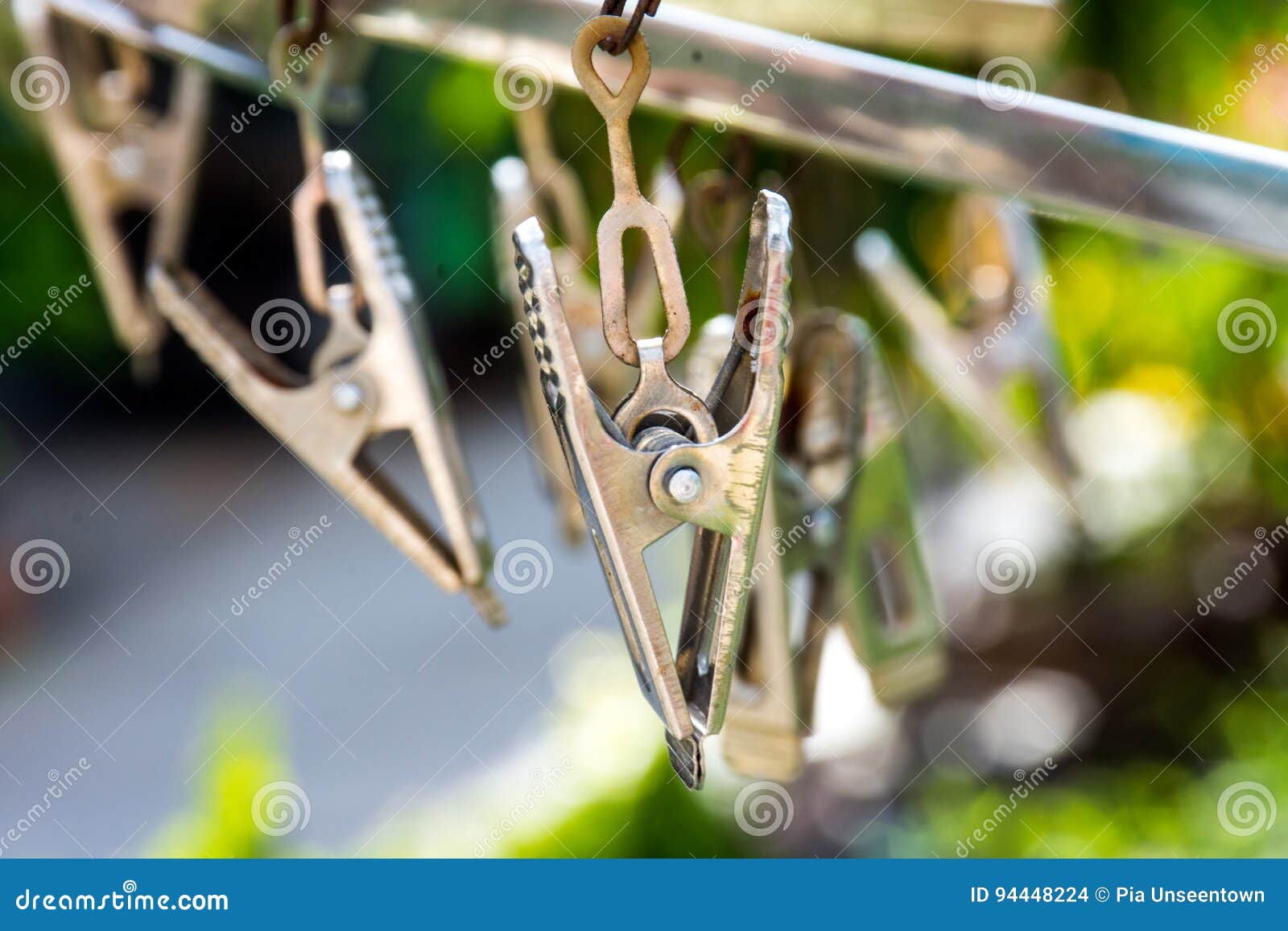 Cloth clamp stock photo. Image of bright, clip, cloth - 94448224