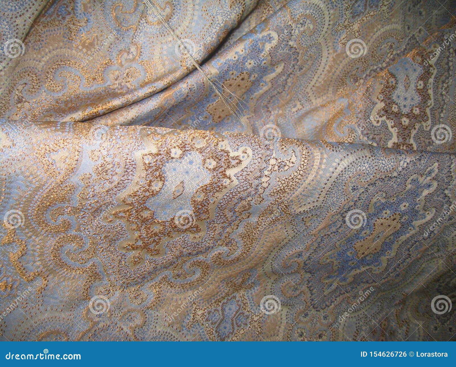 Taffeta with Pleated Texture Stock Photo - Image of collection ...