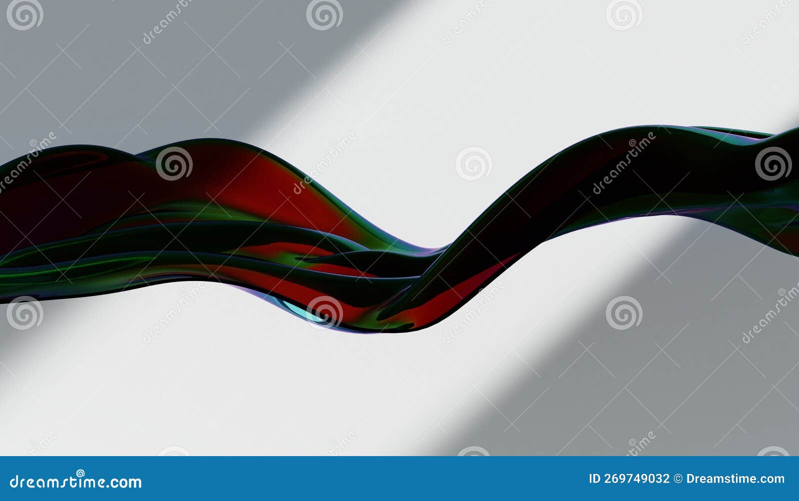 Cloth Fabric Gradient Waves Abstract Background. Iridescent Glass Wavy ...