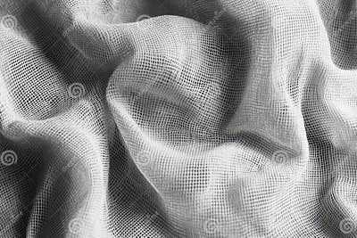 Cloth Fabric Grayscale Displacement, Bump or Height Map. Stock Image ...