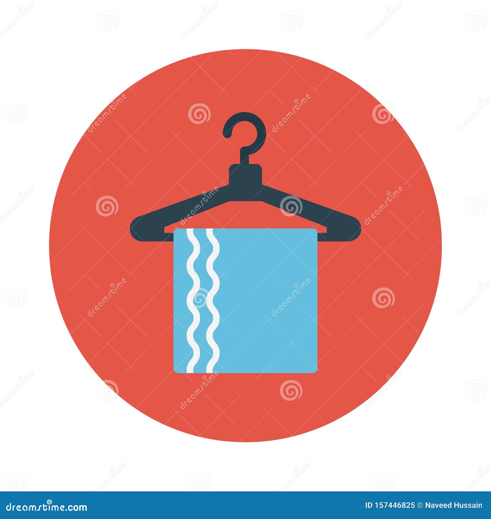 Cloth flat vector icon stock illustration. Illustration of cloth ...