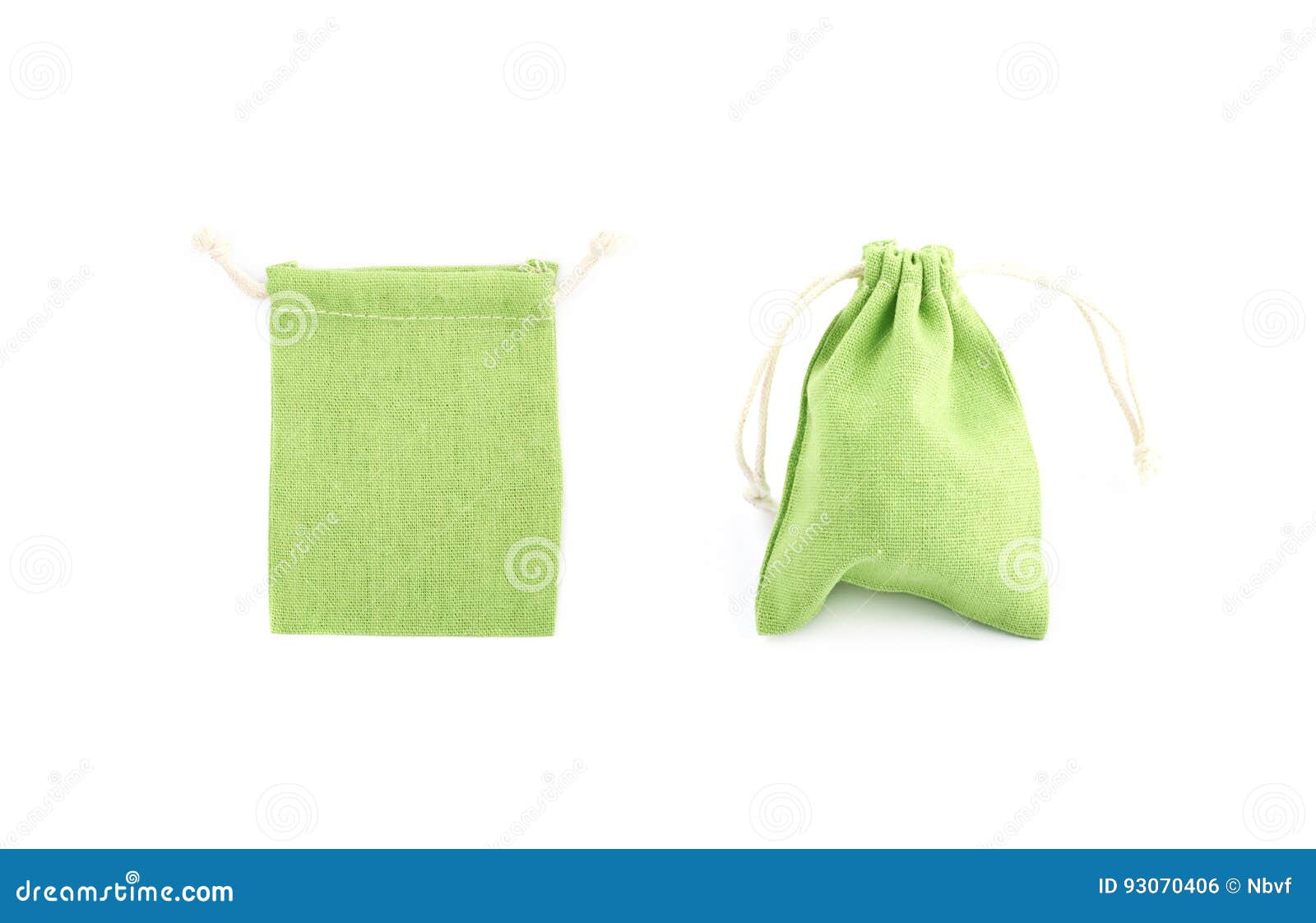 Cloth gift bag isolated stock photo. Image of background - 93070406