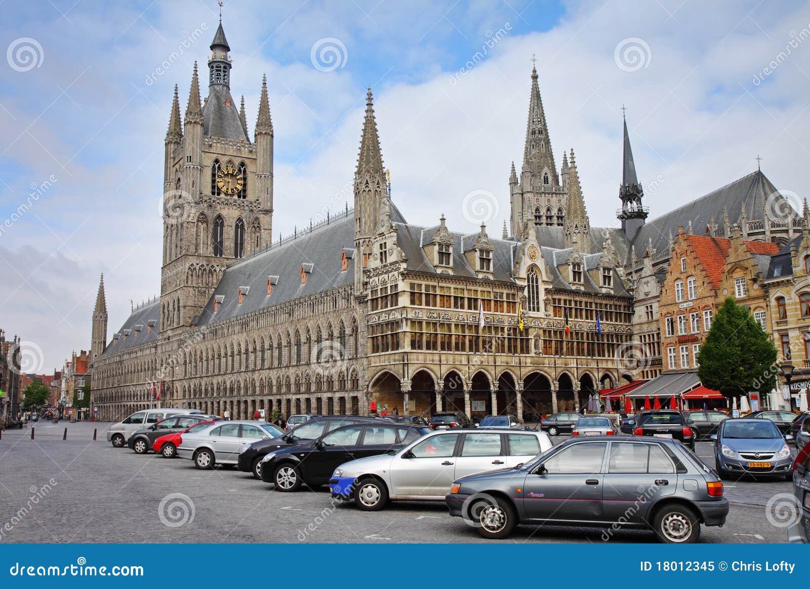 The Cloth Hall in Ypres, Belgium Editorial Image - Image of commersce ...