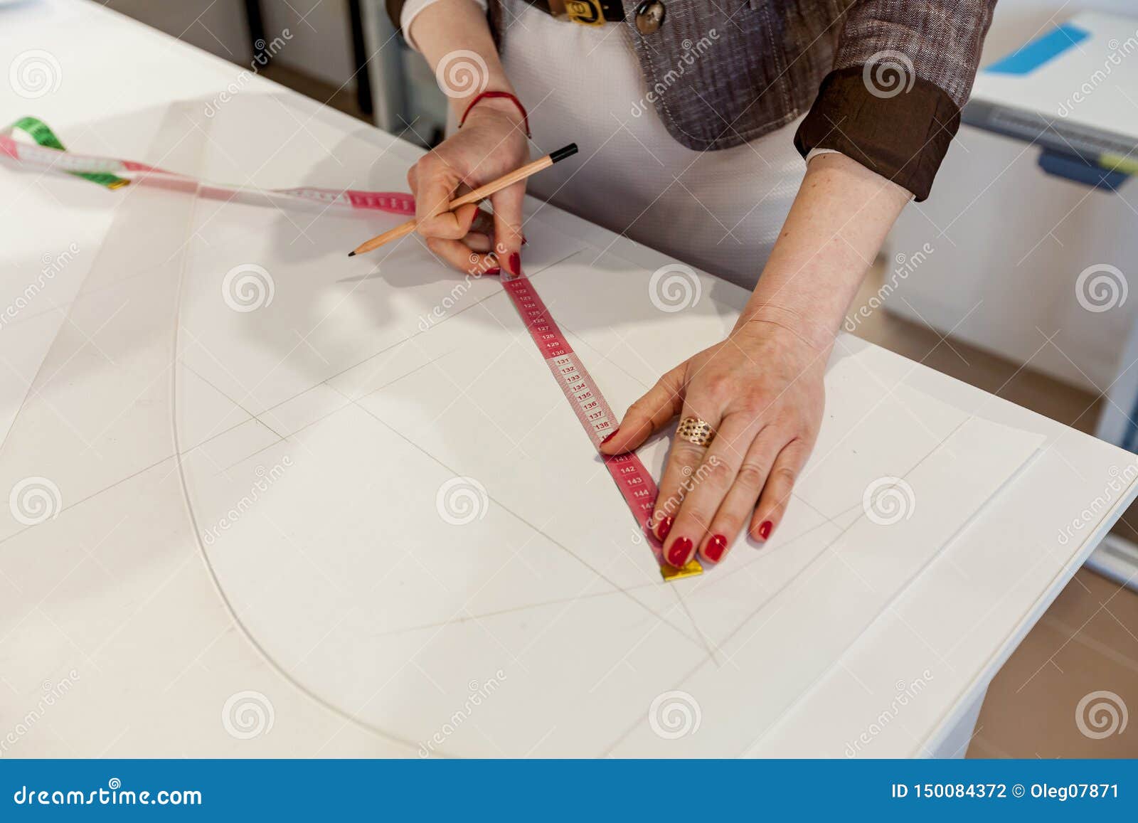 Cloth, Hands, Sewing, Design Stock Photo - Image of girl, handmade ...