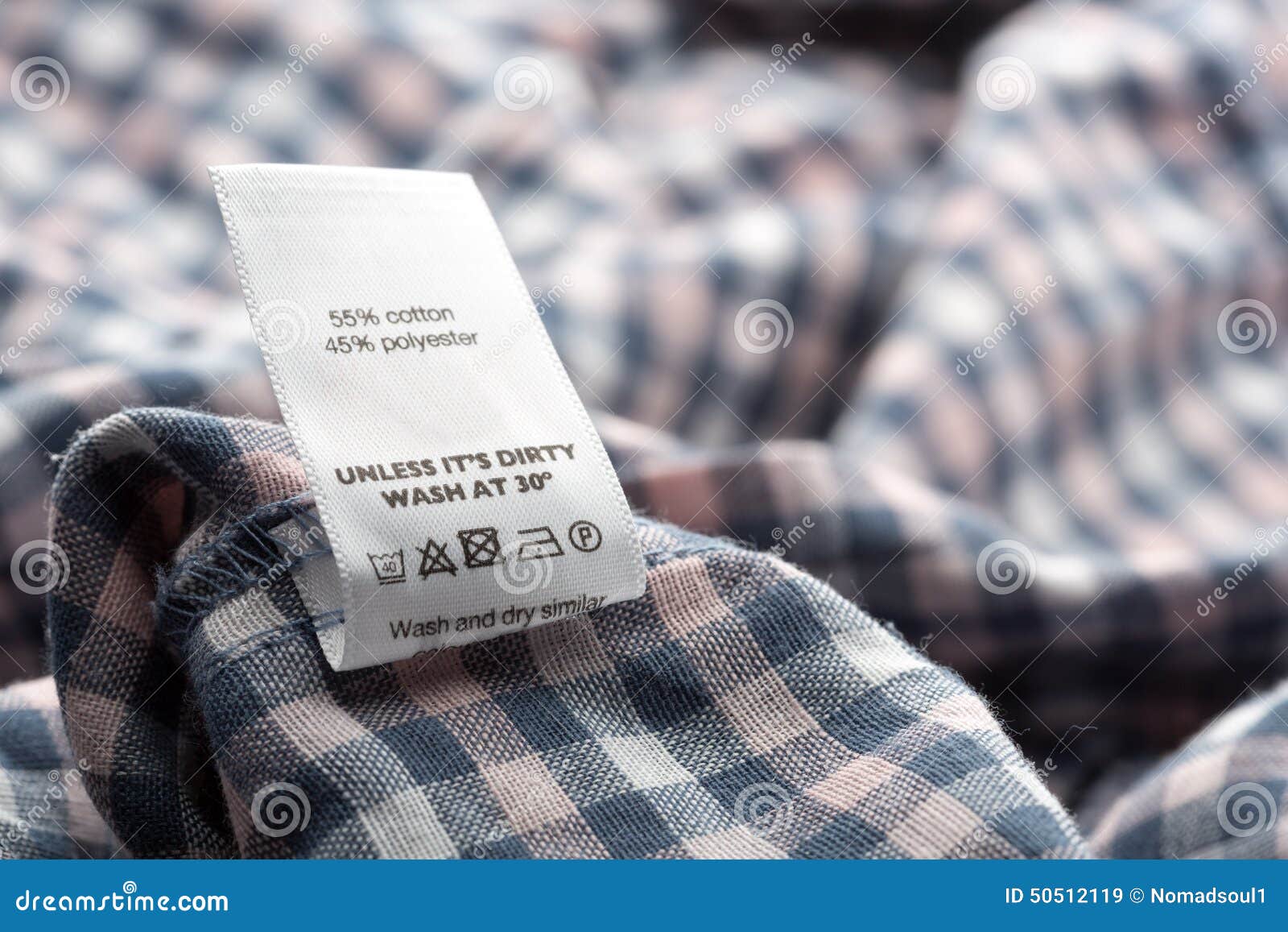 Cloth label stock image. Image of industry, care, clobber - 50512119