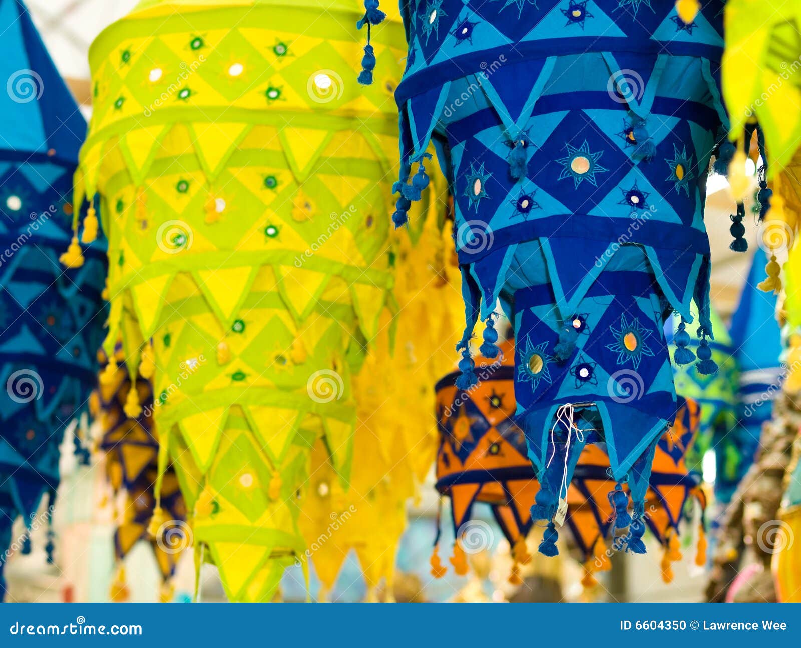 Cloth Lanterns stock photo. Image of crafts, festivities - 6604350