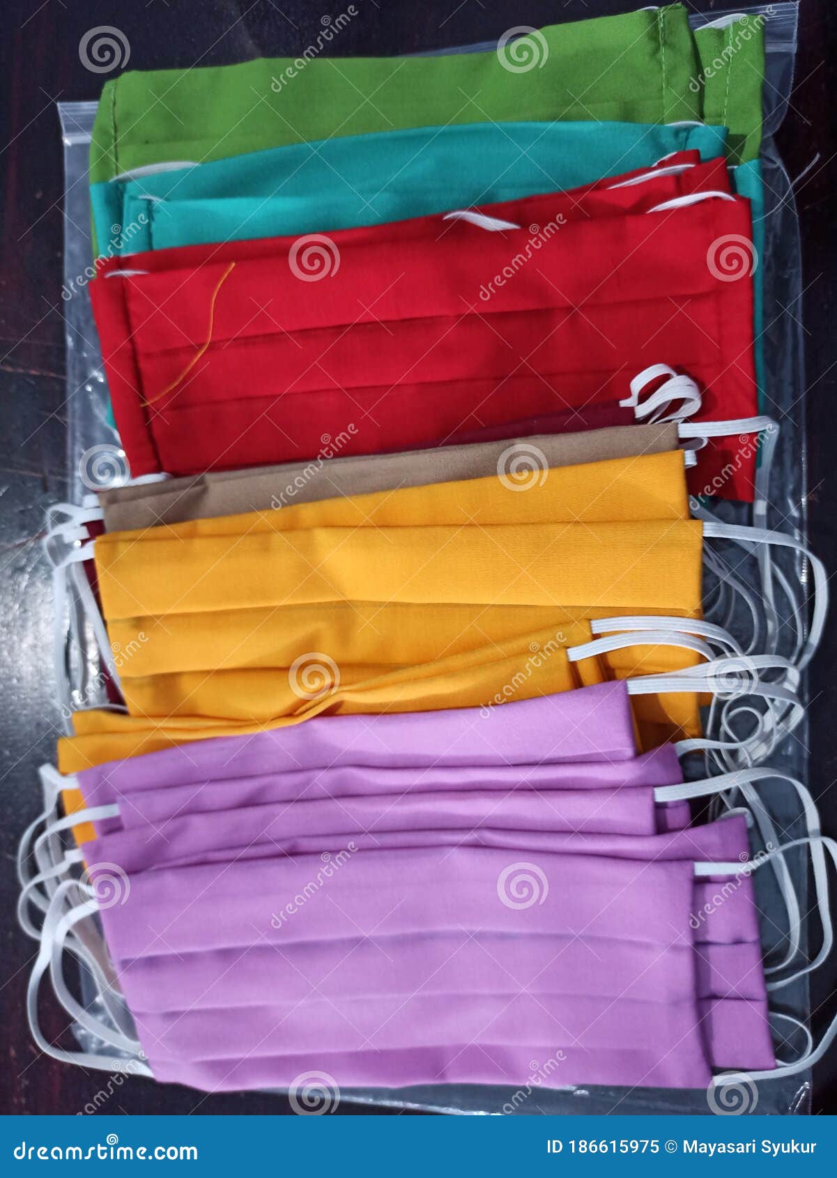 The Cloth Mask is a Barrier from Covid 19 Stock Image - Image of yellow ...