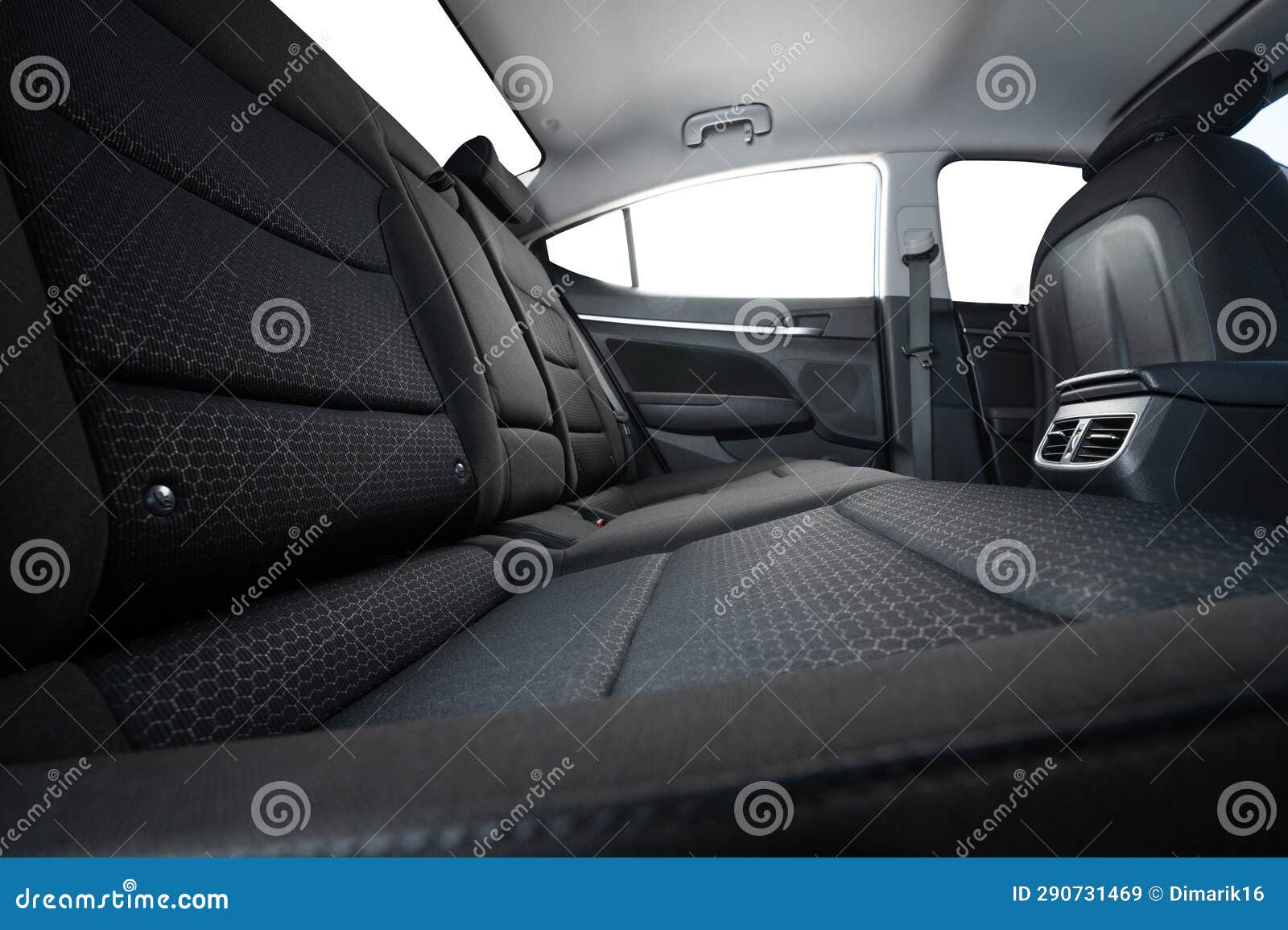 Cloth modern car interior stock image. Image of chair - 290731469