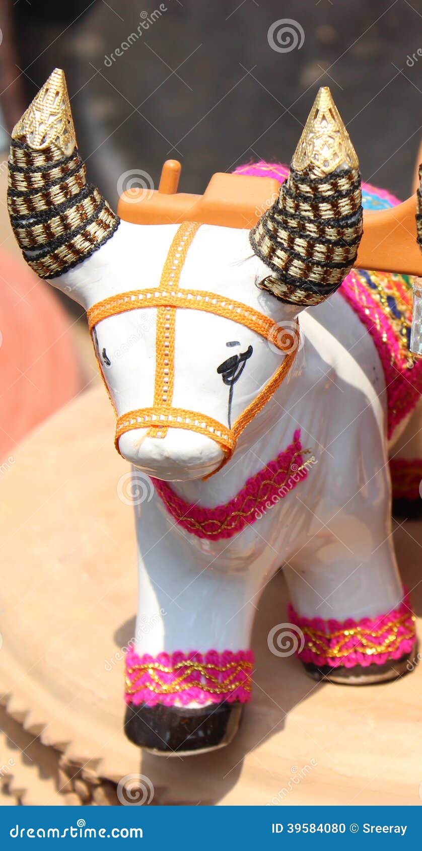 Cloth ox stock photo. Image of fluffy, bull, pattern - 39584080