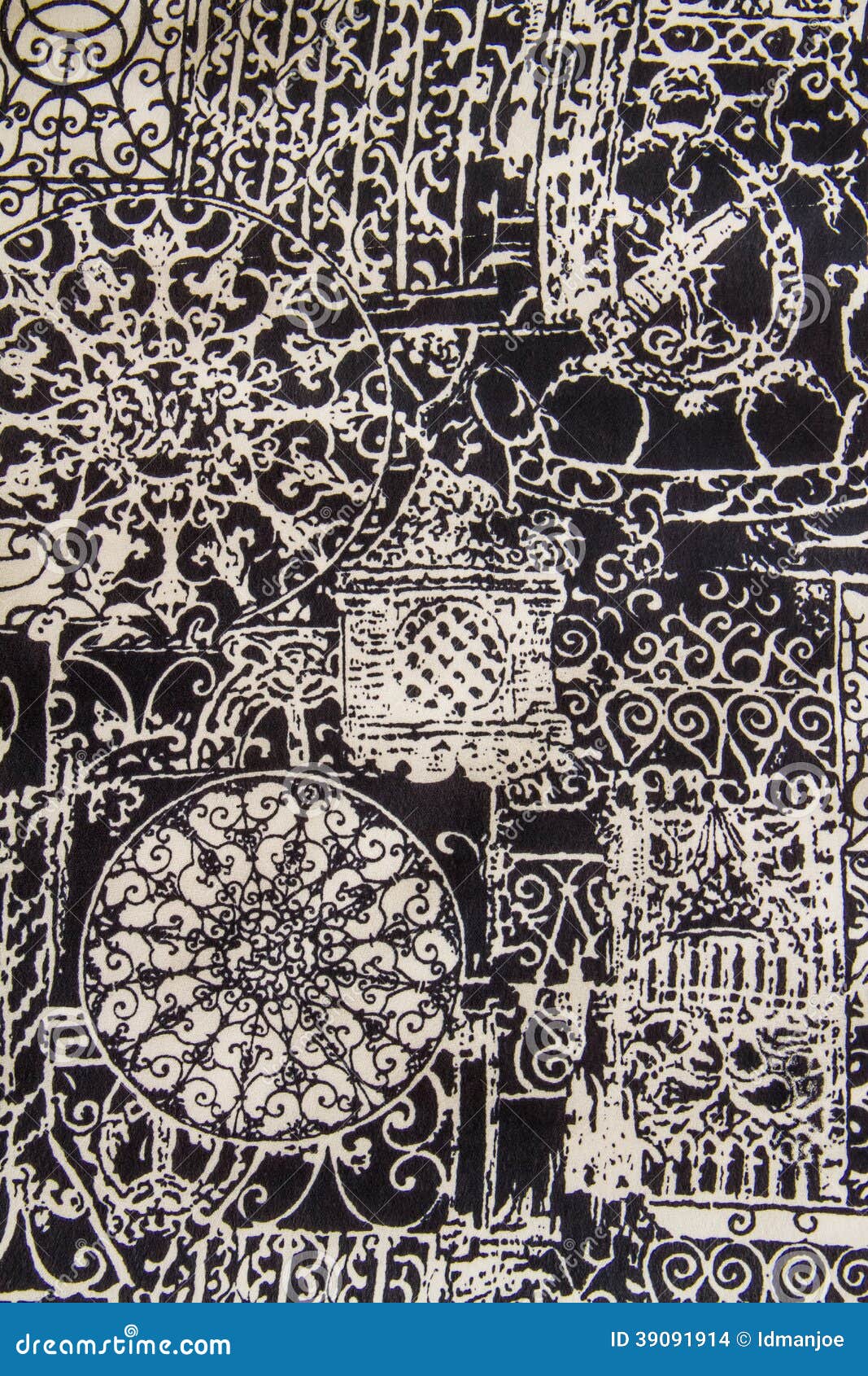 Cloth pattern stock photo. Image of page, flower, graphic - 39091914