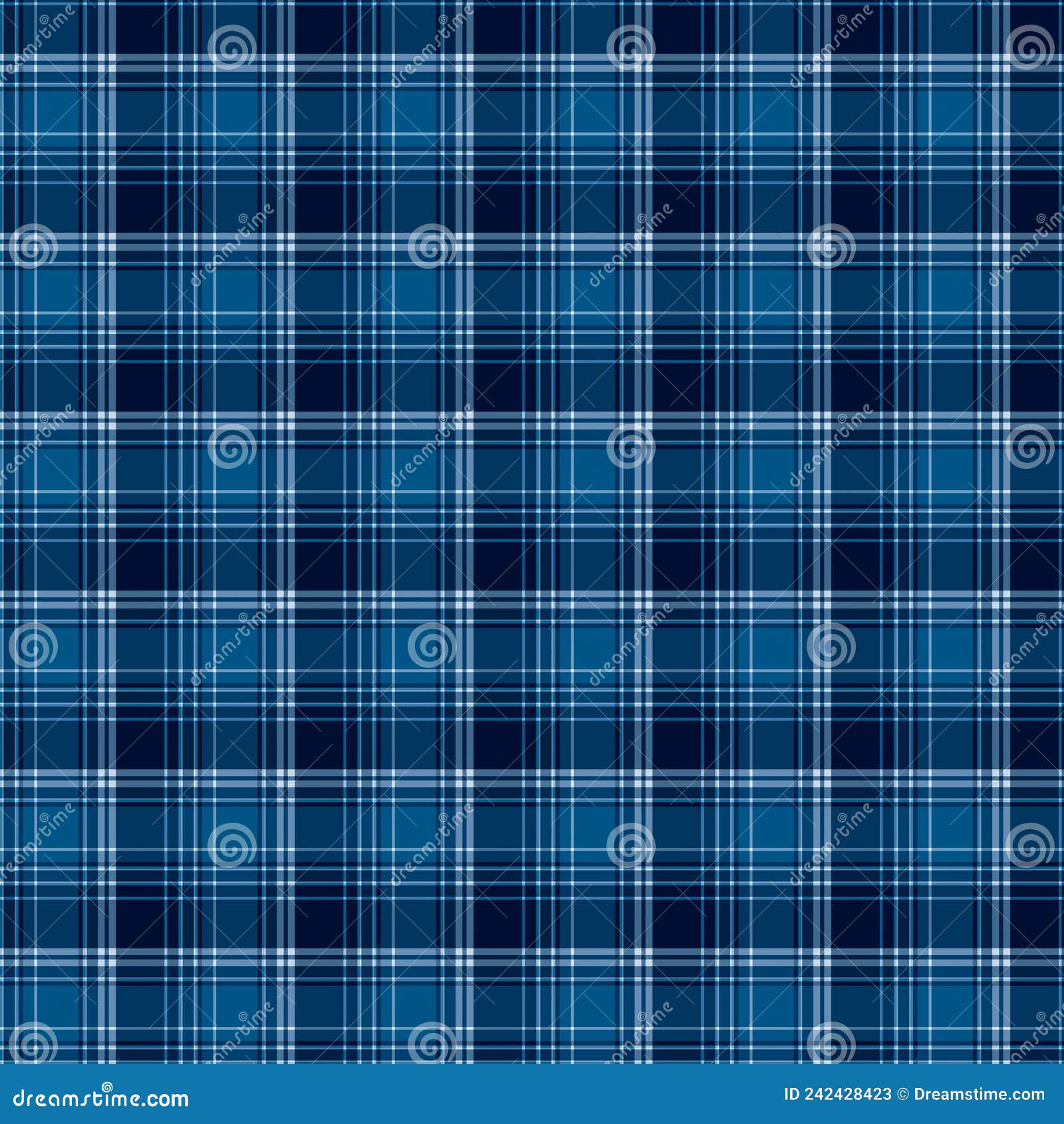 Cloth patterns blue check stock illustration. Illustration of brand ...