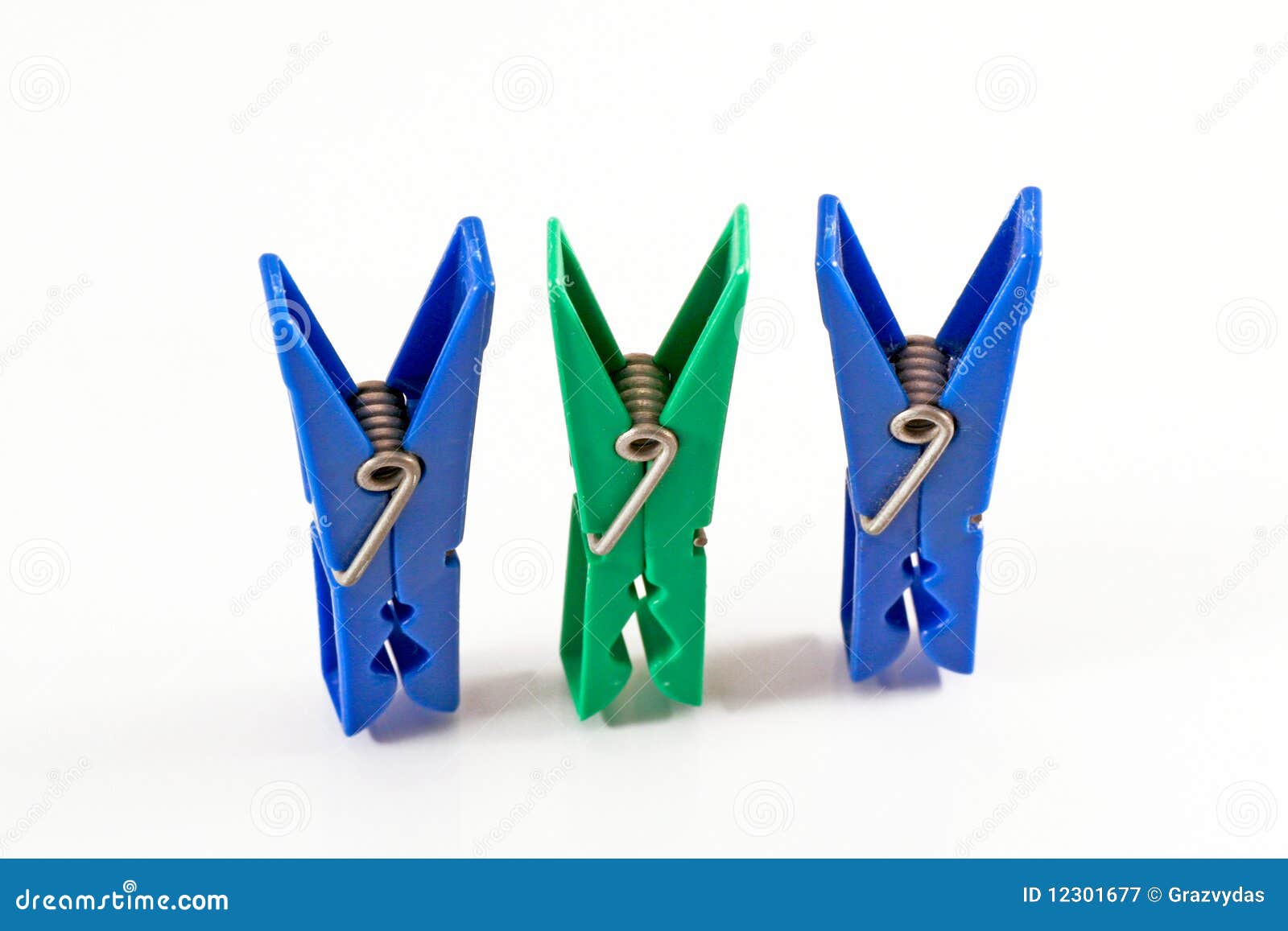 Cloth pegs stock image. Image of isolated, colorful, abstract - 12301677