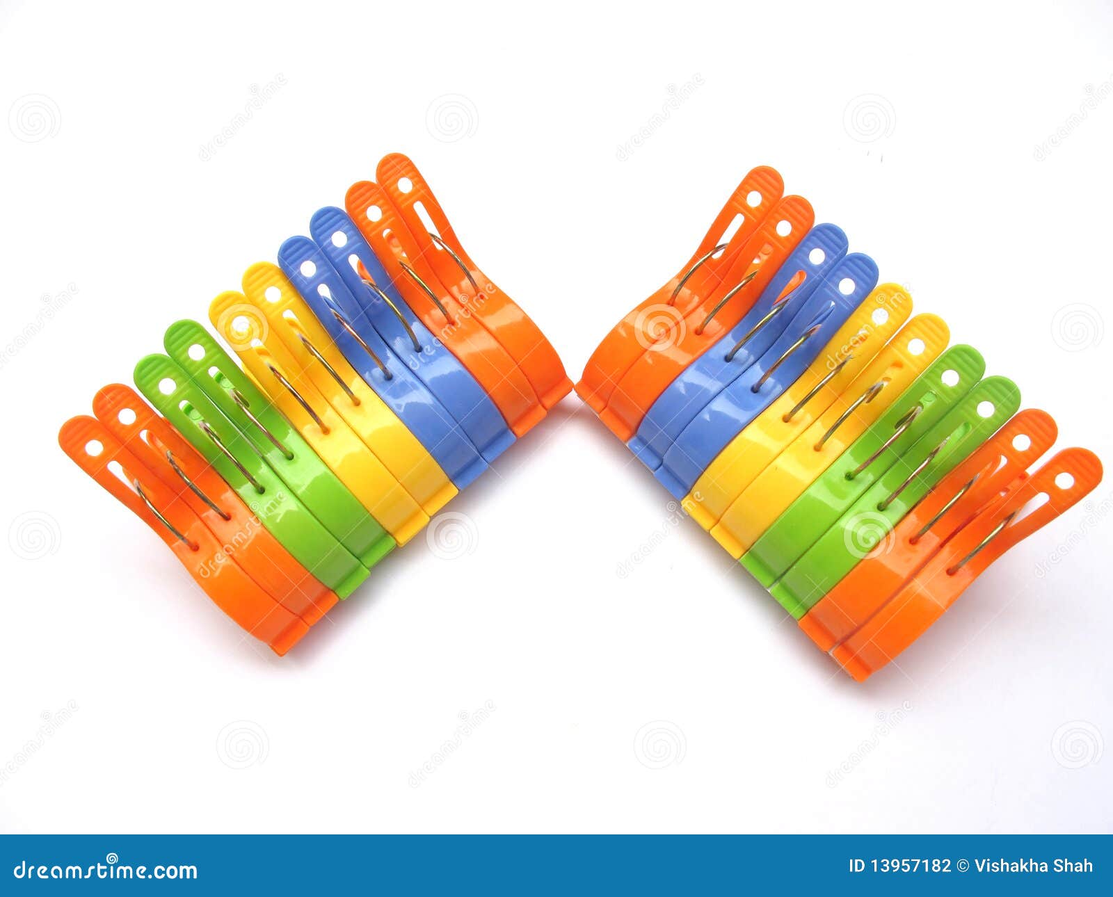 Cloth Pegs stock photo. Image of white, color, hanging - 13957182