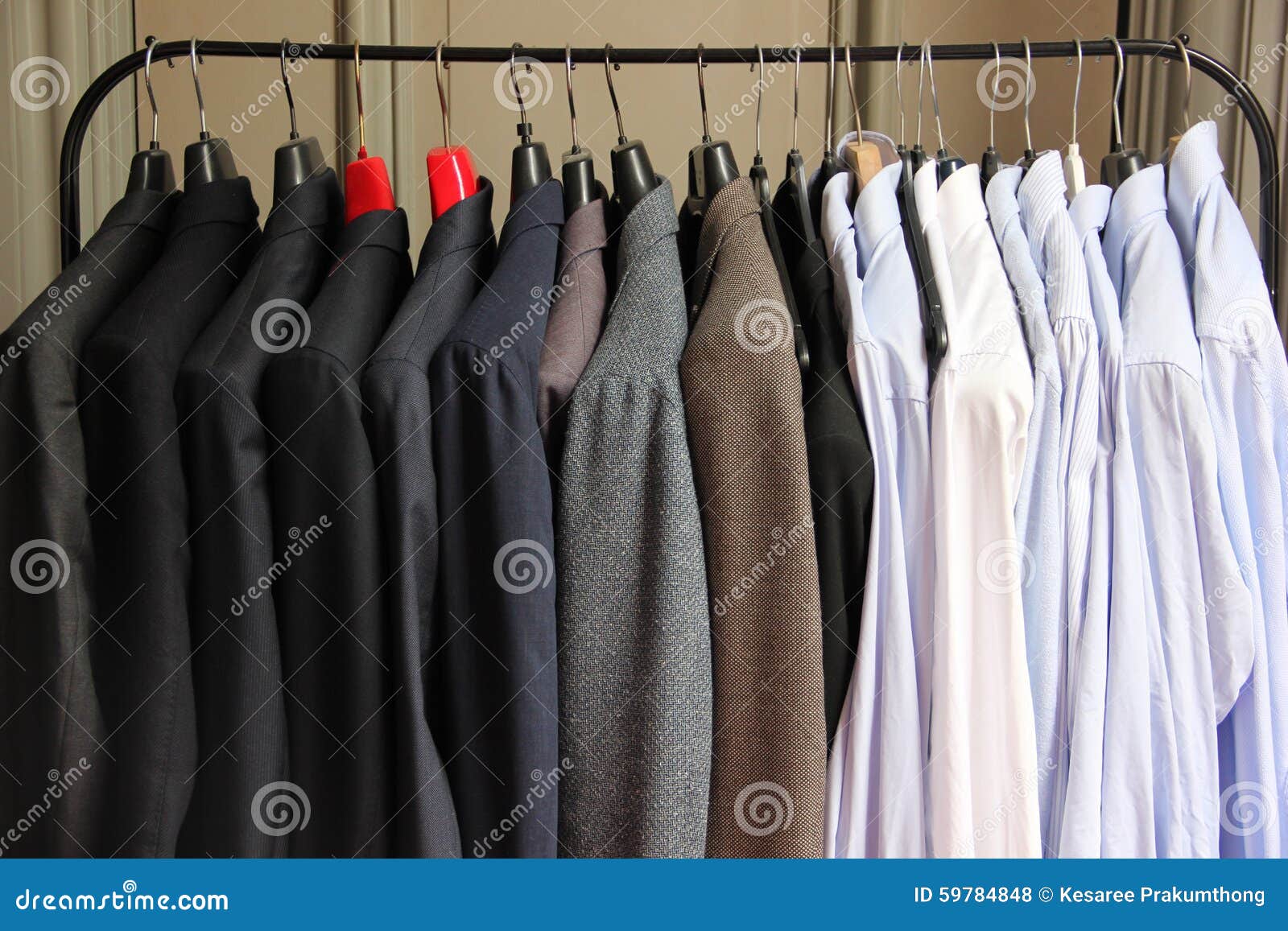 Rack Of Suits Royalty-Free Stock Photography | CartoonDealer.com #10867853
