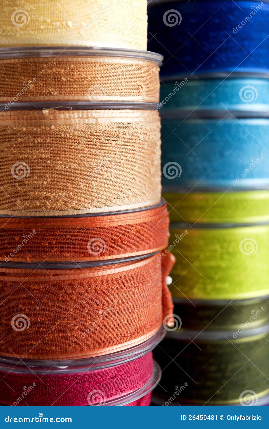 Cloth ribbon stock image. Image of colored, macro, studio - 26450481