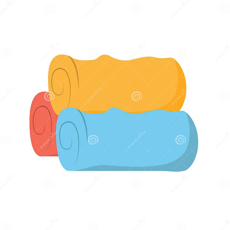 Cloth Roll Vector Image, Fabric Roll Icon, Roll Fabric Flat ...