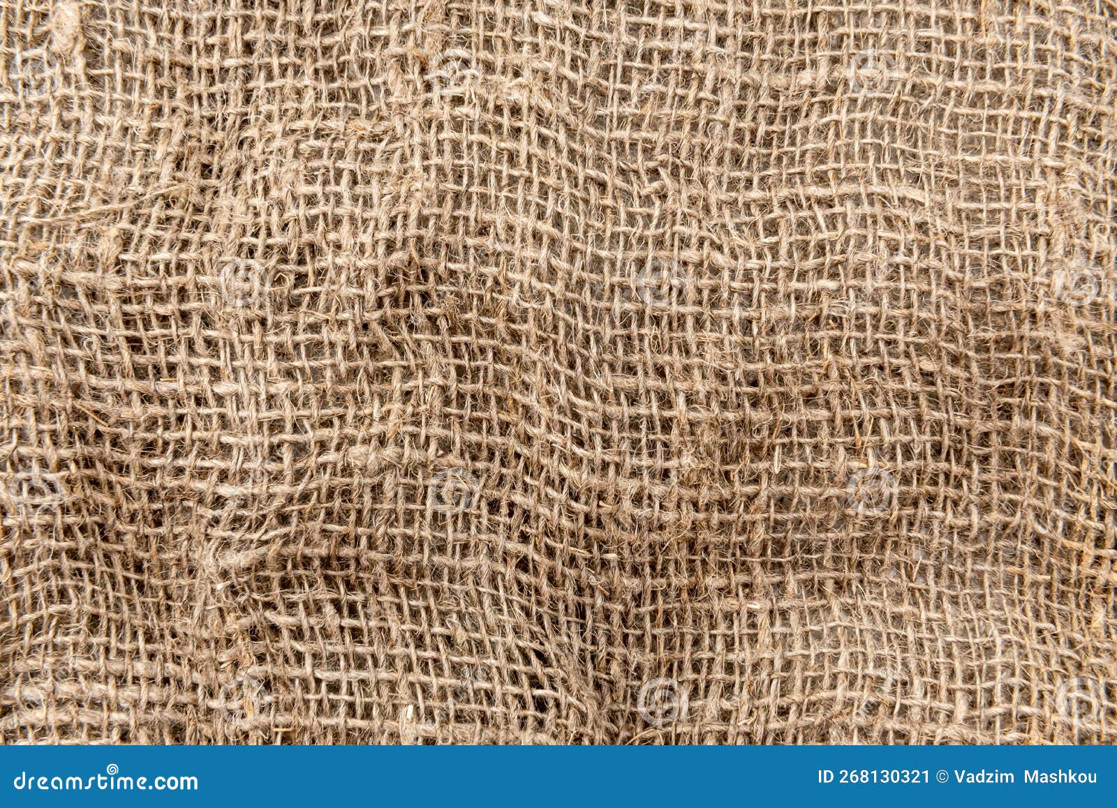 Cloth. the Texture of the Burlap Fabric is Close-up. Packaging Material ...
