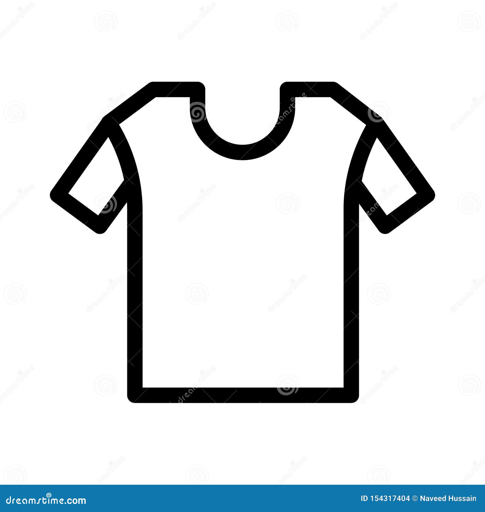 Cloth Thin Line Vector Icon Stock Vector - Illustration of isolated ...