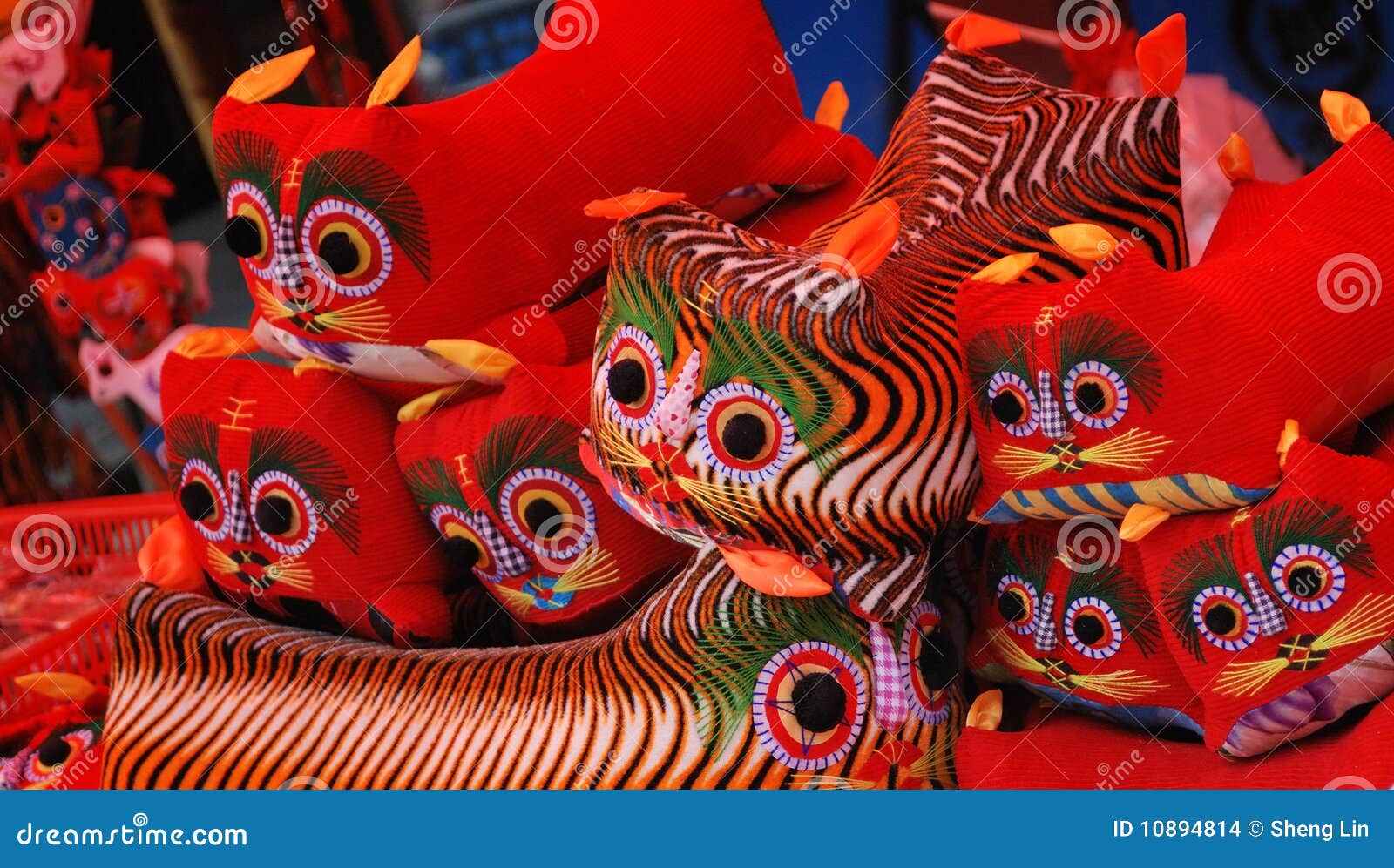 Cloth Tiger stock photo. Image of tiger, fringe, stripe - 10894814