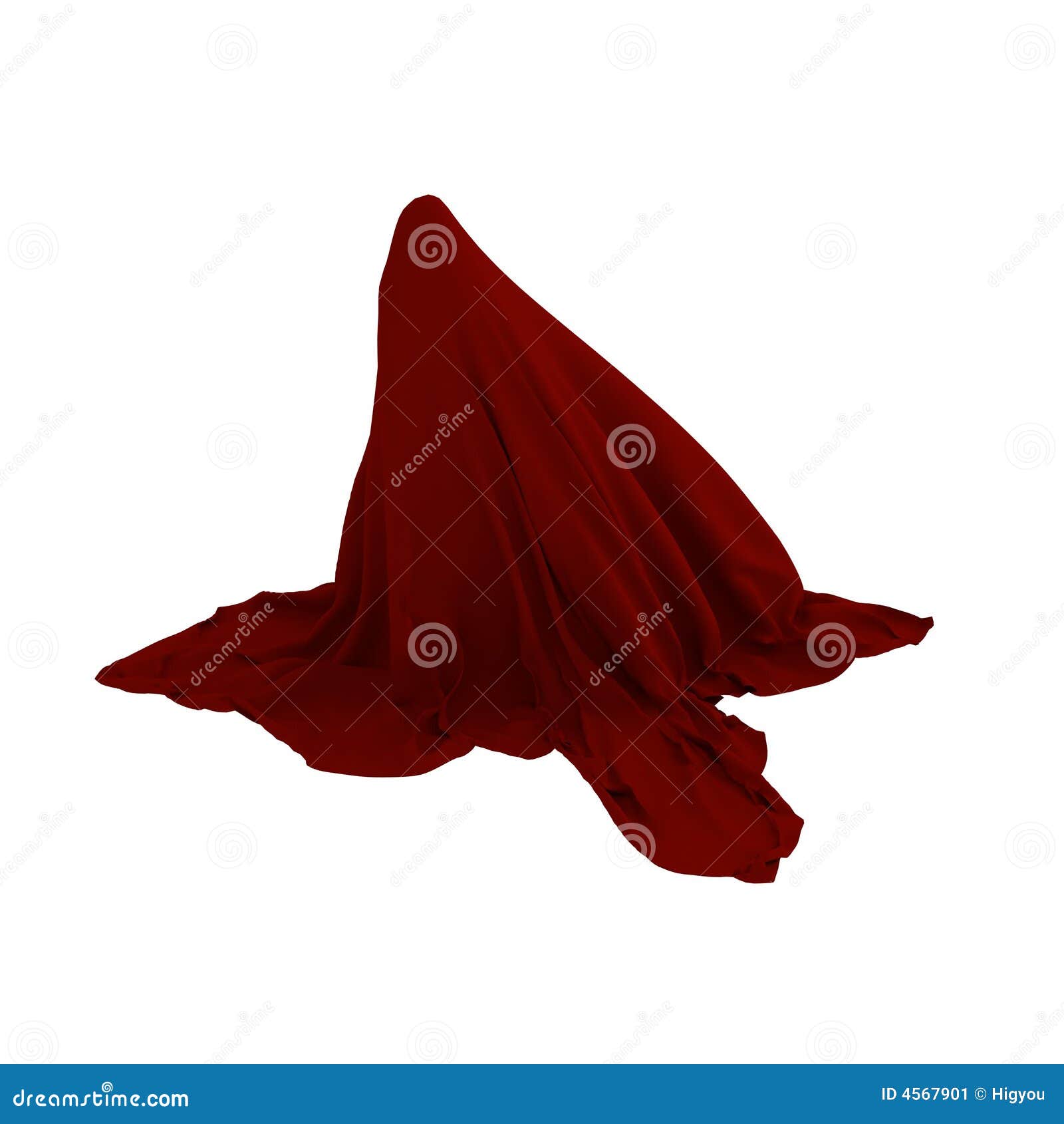 Cloth Triangle stock illustration. Illustration of folds - 4567901