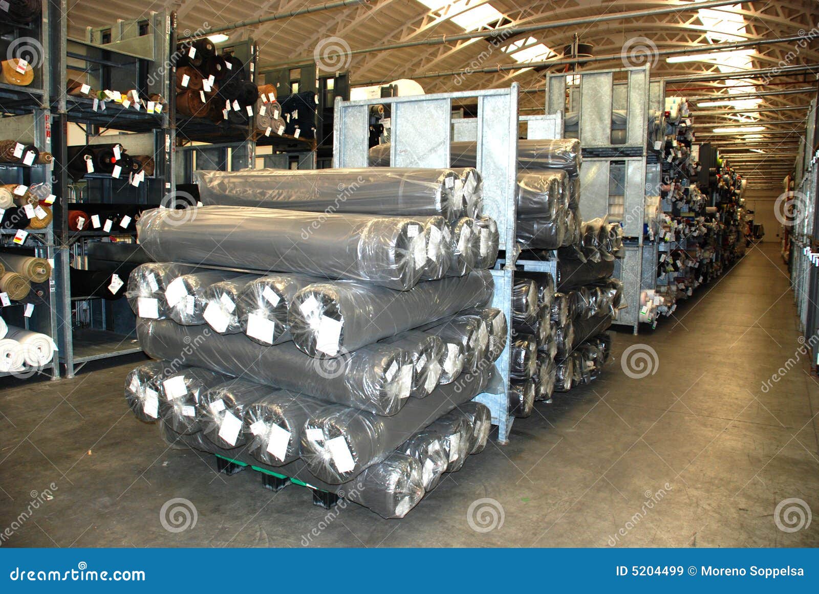 Cloth warehouse stock image. Image of dress, industrial - 5204499
