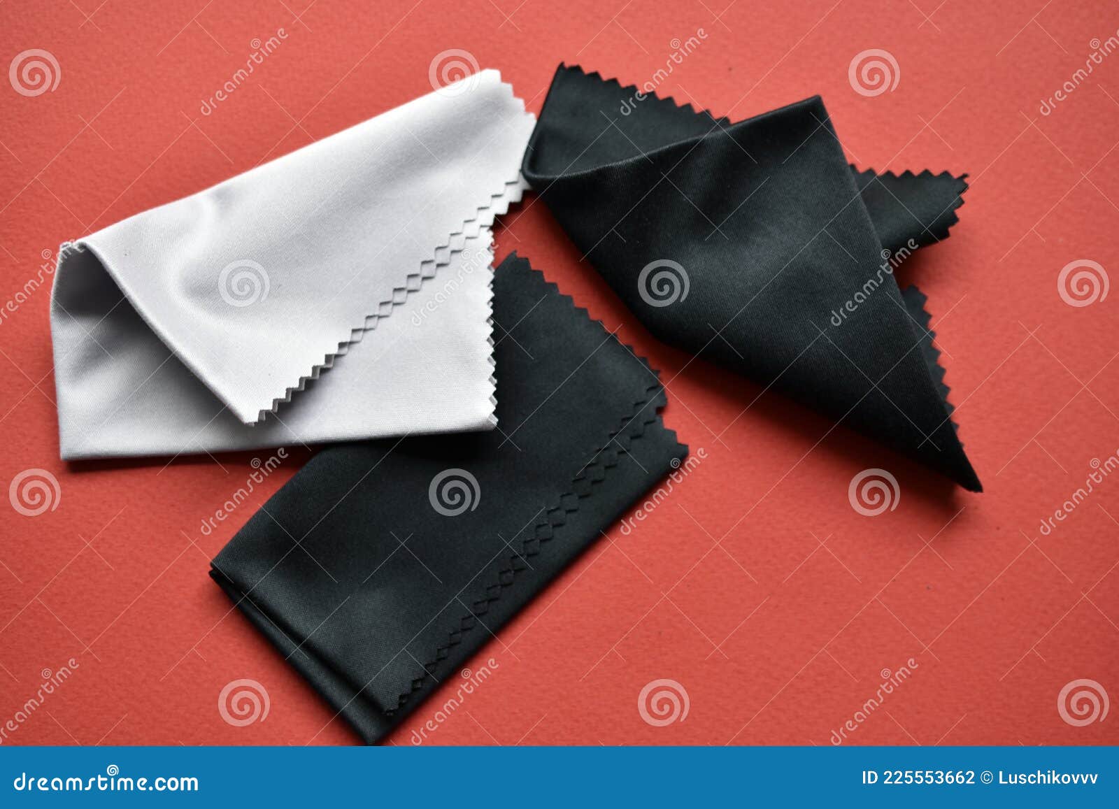 Cloth Wipes for Wiping the Optics and the Camera Matrix Stock Photo ...