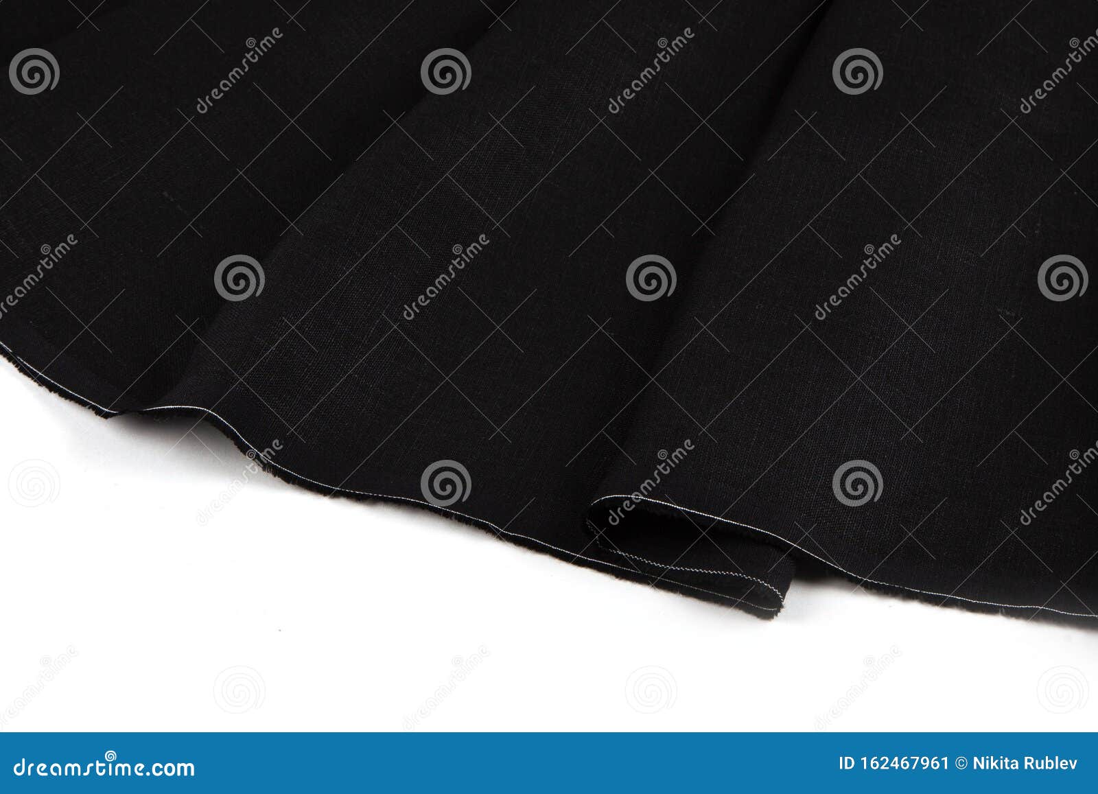 Cloth Wrinkle Black Fabric Texture Stock Image - Image of design ...