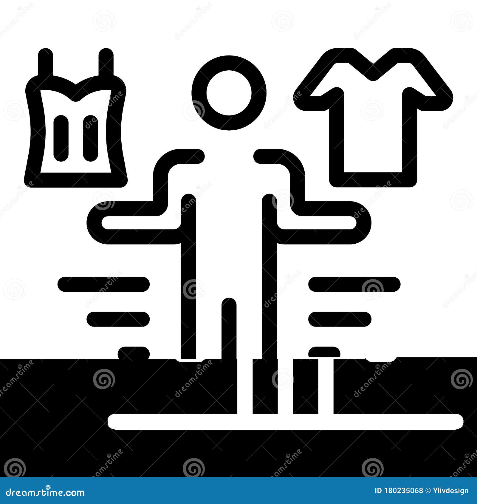 Clothes Choose Icon, Outline Style Stock Vector - Illustration of ...