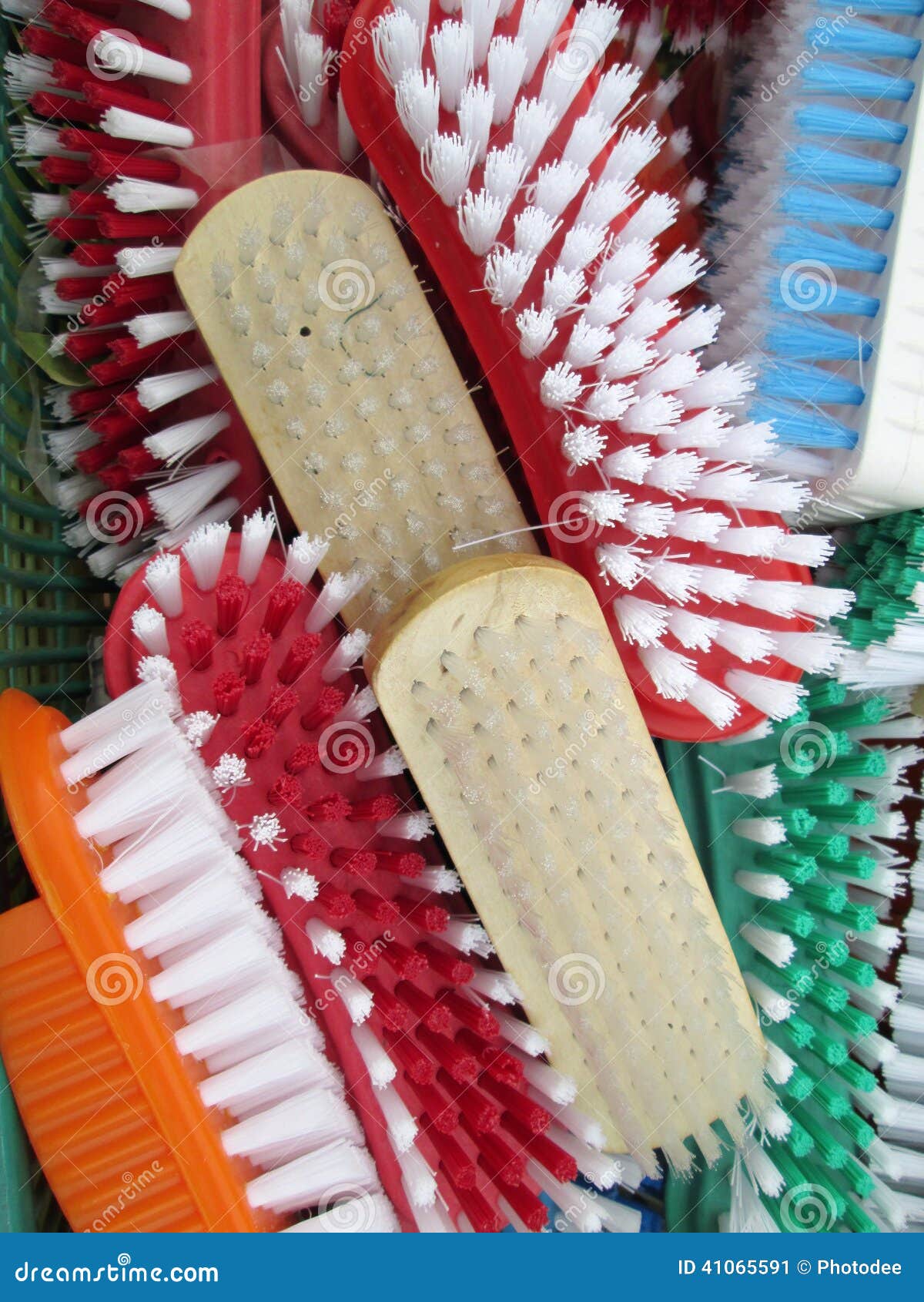 Clothes cleaning brush stock image. Image of object, wooden - 41065591