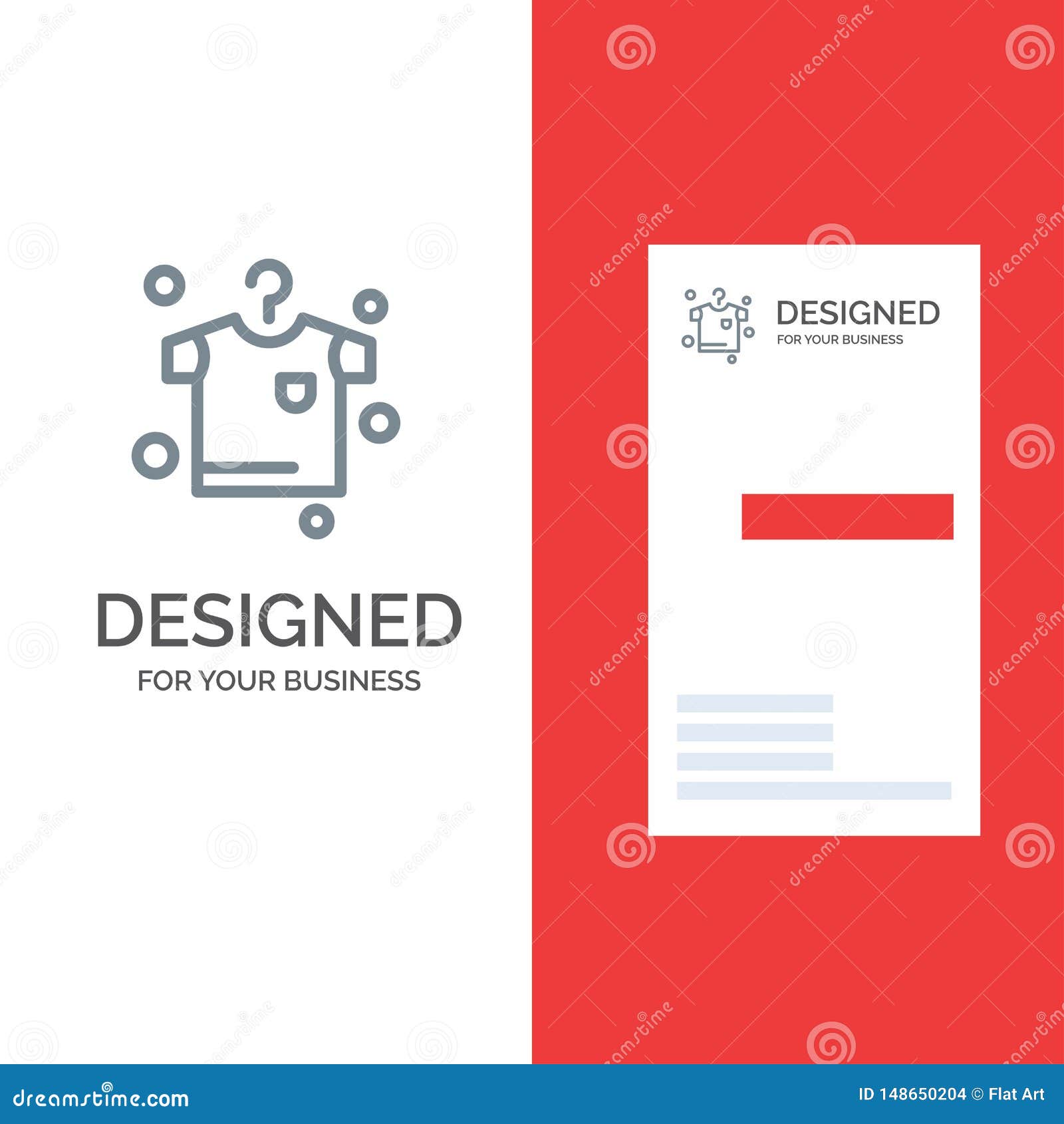 Clothes, Drying, Hanging Grey Logo Design and Business Card Template ...