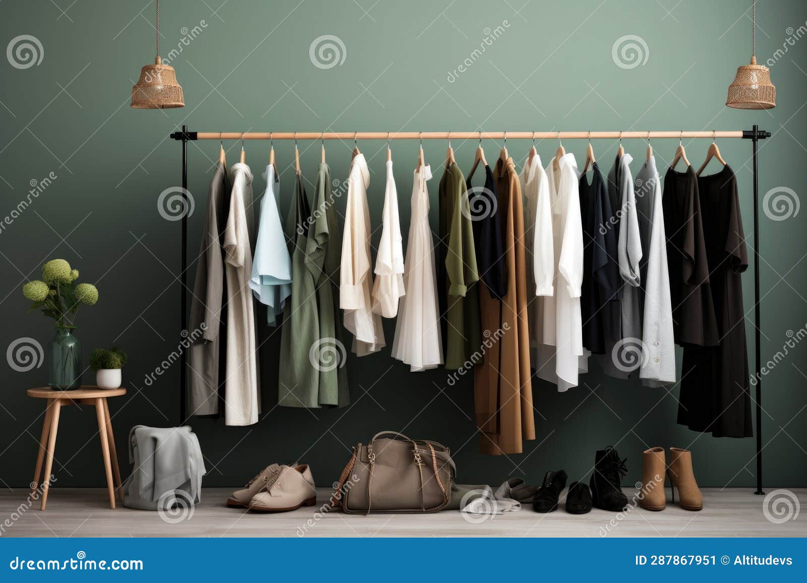 Clothes Folded Neatly in a Stack, Labeled by Day Stock Illustration ...