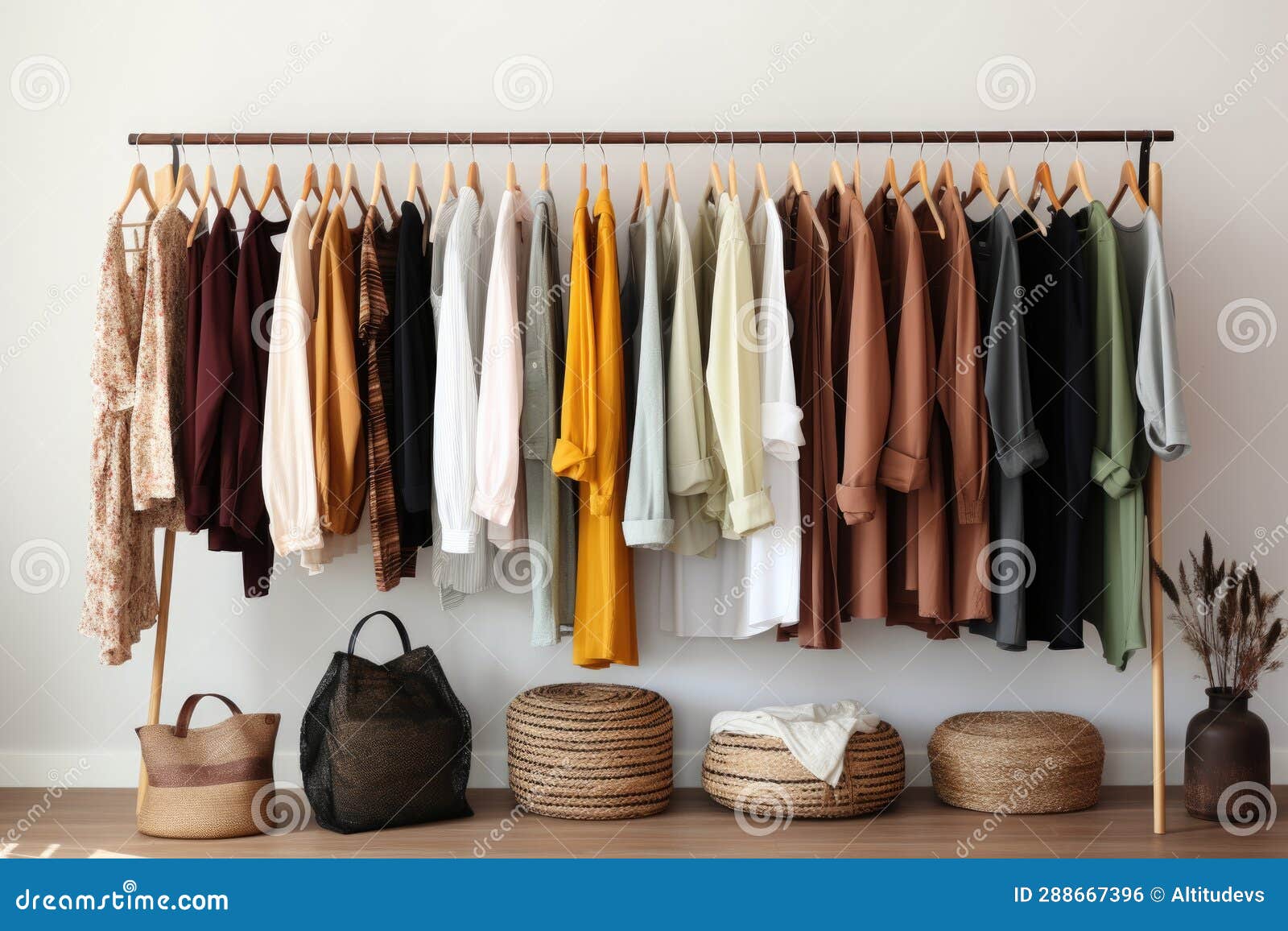Clothes Folded Neatly in a Stack, Labeled by Day Stock Photo - Image of ...